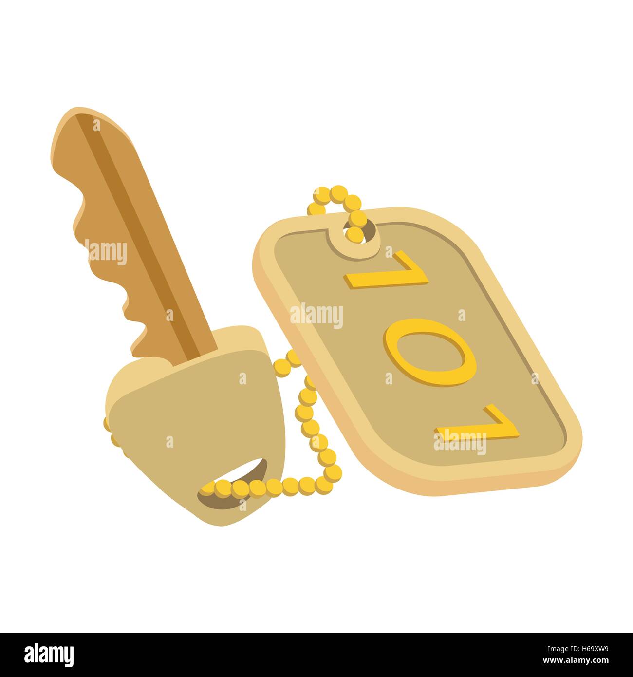Hotel key cartoon icon Stock Vector Image & Art - Alamy