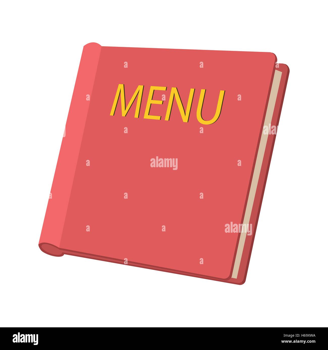 Restaurant menu cartoon icon Stock Vector Image & Art - Alamy