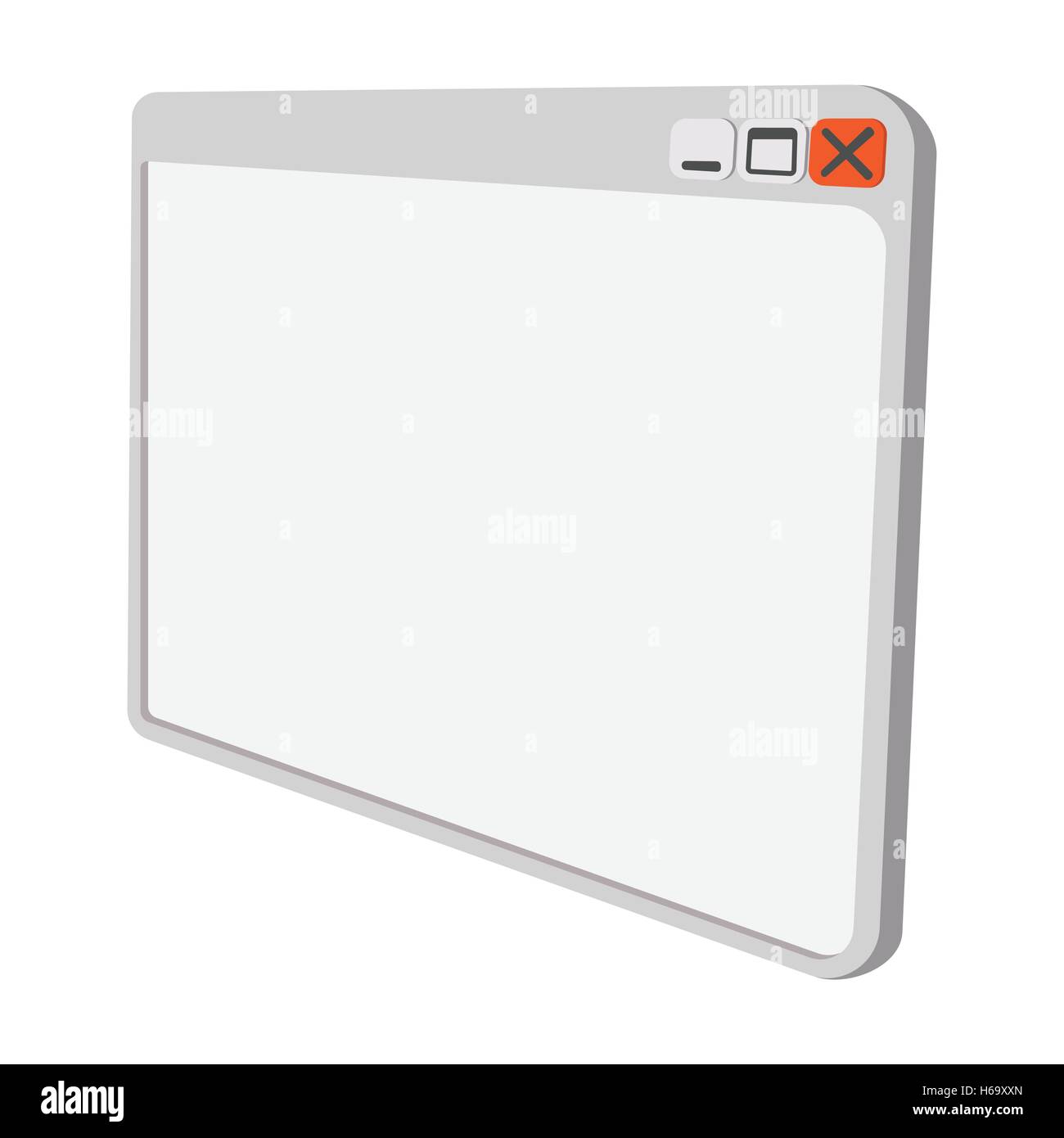 Empty page template cartoon icon Stock Vector Image & Art - Alamy