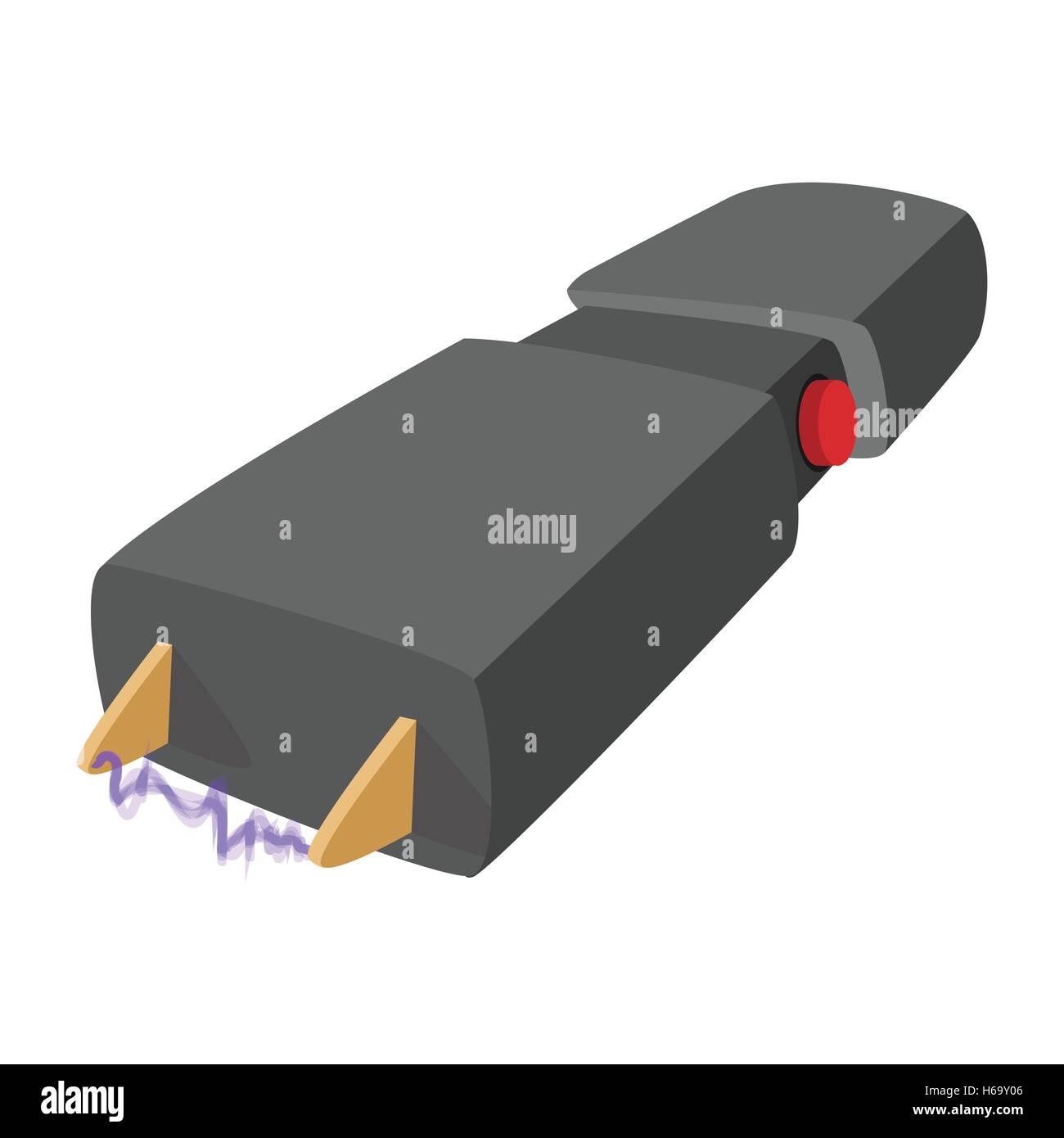 Taser self defense weapon cartoon Stock Vector Image & Art - Alamy