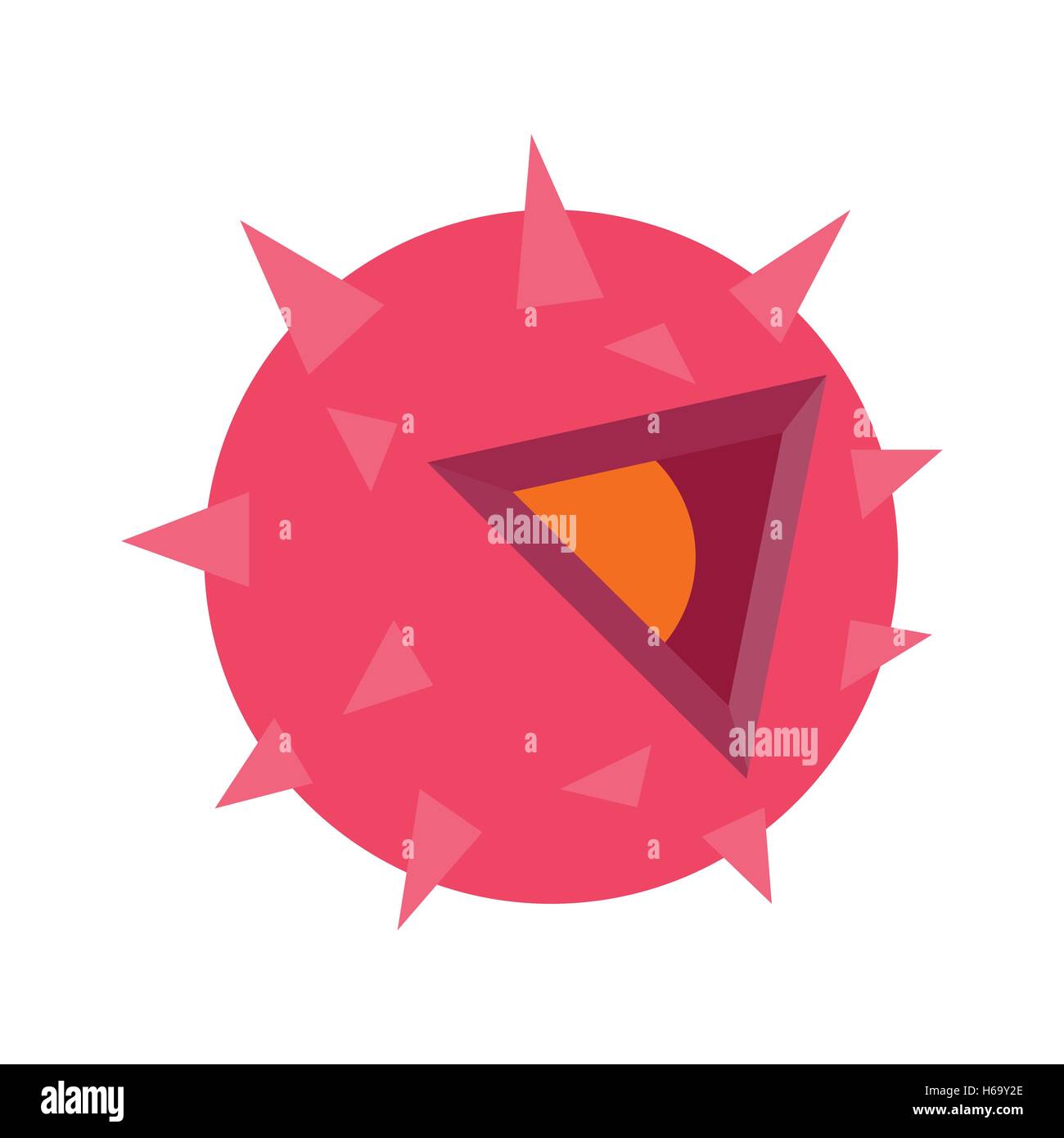 Virus spikes Stock Vector Images - Alamy