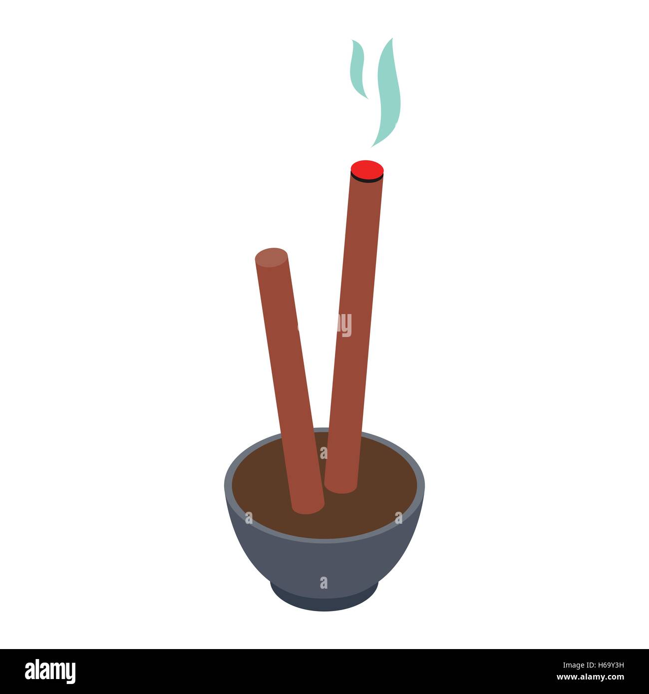 Asian incense Stock Vector Images - Alamy