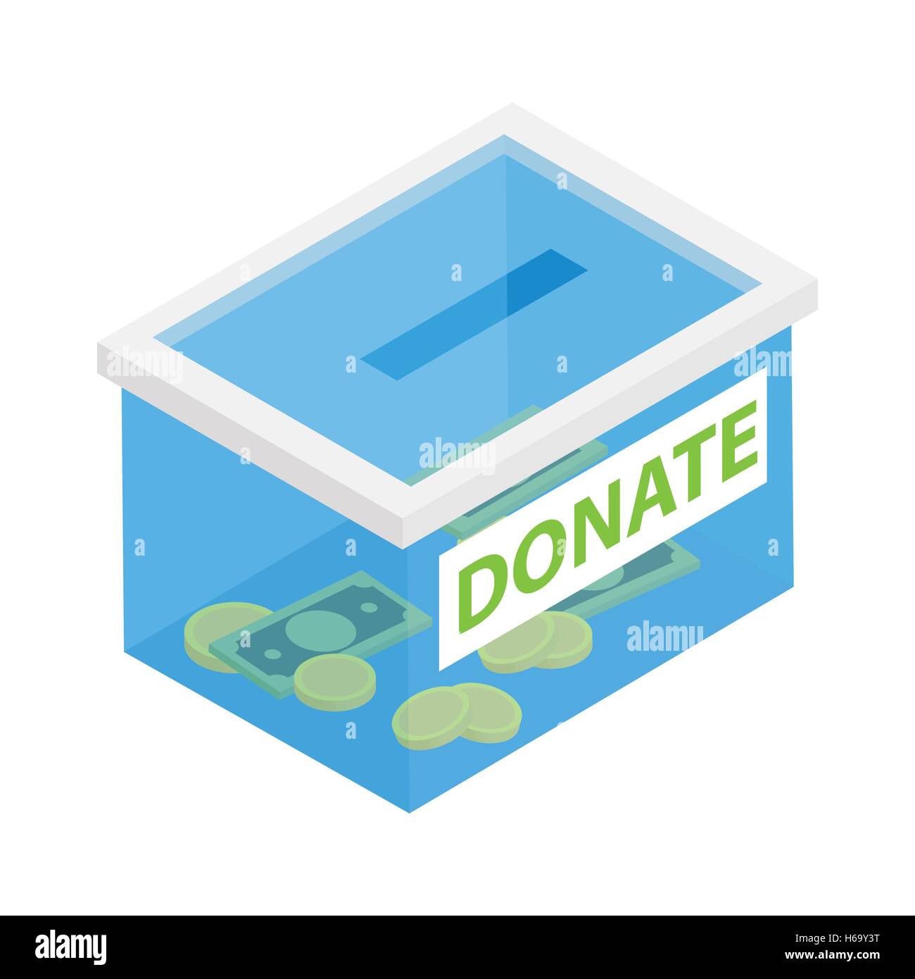 Charity donations cash Stock Vector Images - Alamy