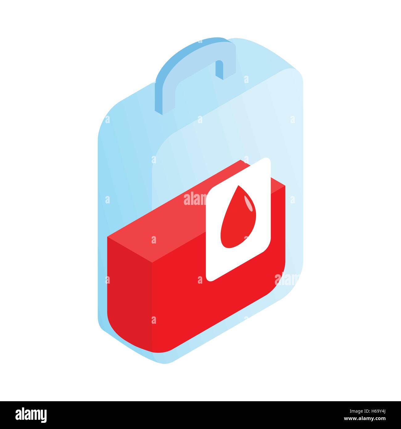 Box with blood 3d isometric icon Stock Vector Image & Art - Alamy