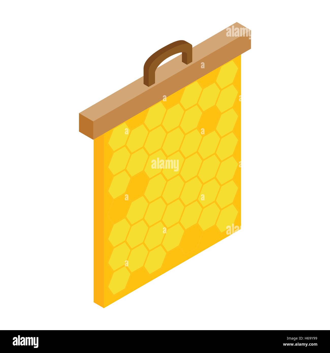 Honeycomb frame isometric 3d icon Stock Vector Image & Art - Alamy