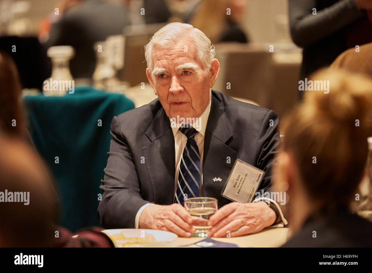 New York, United States. 25th Oct, 2016. Attendee, Alan Bain, World ...
