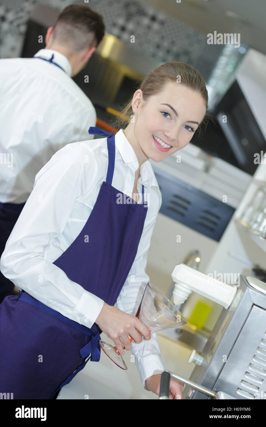chef making tasty dessert Stock Photo - Alamy