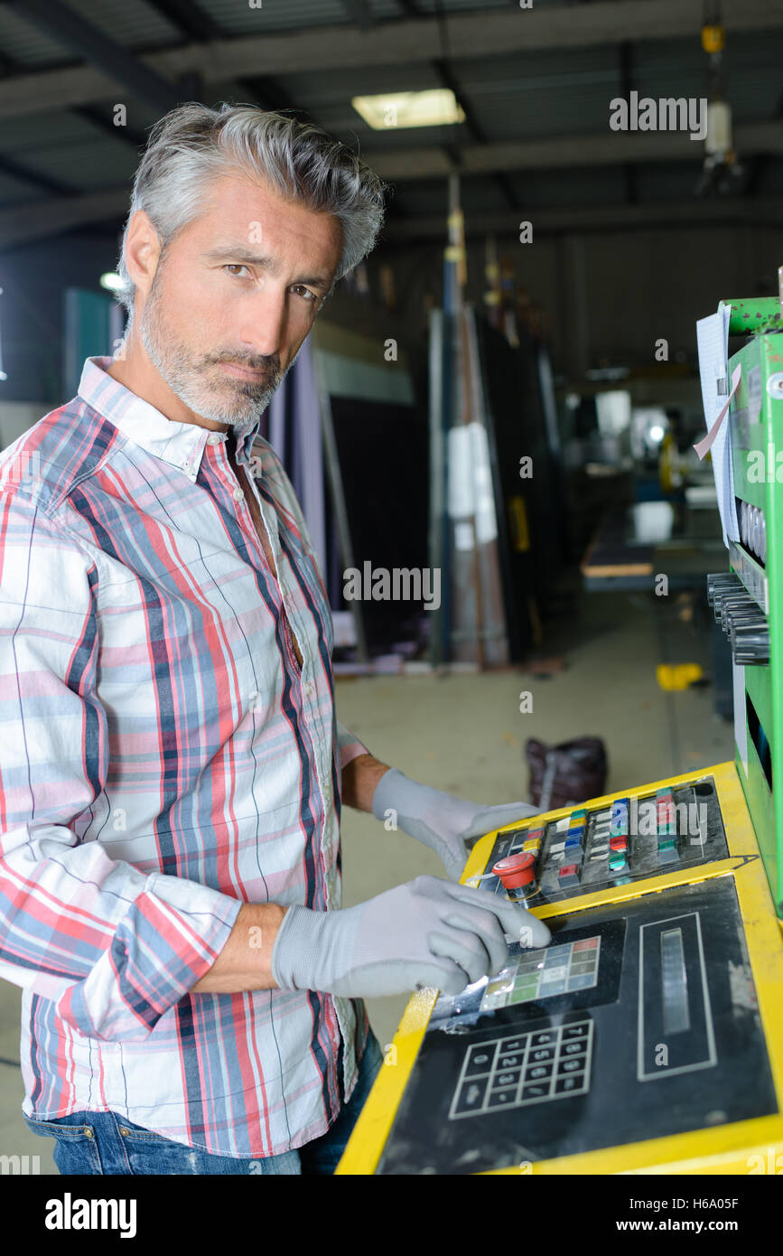 setting the machine Stock Photo - Alamy
