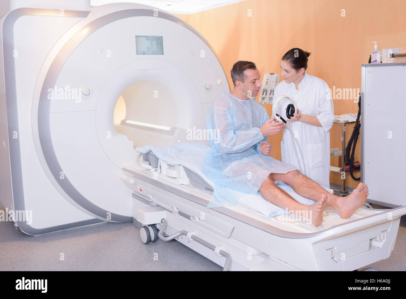 before MRI examination Stock Photo - Alamy