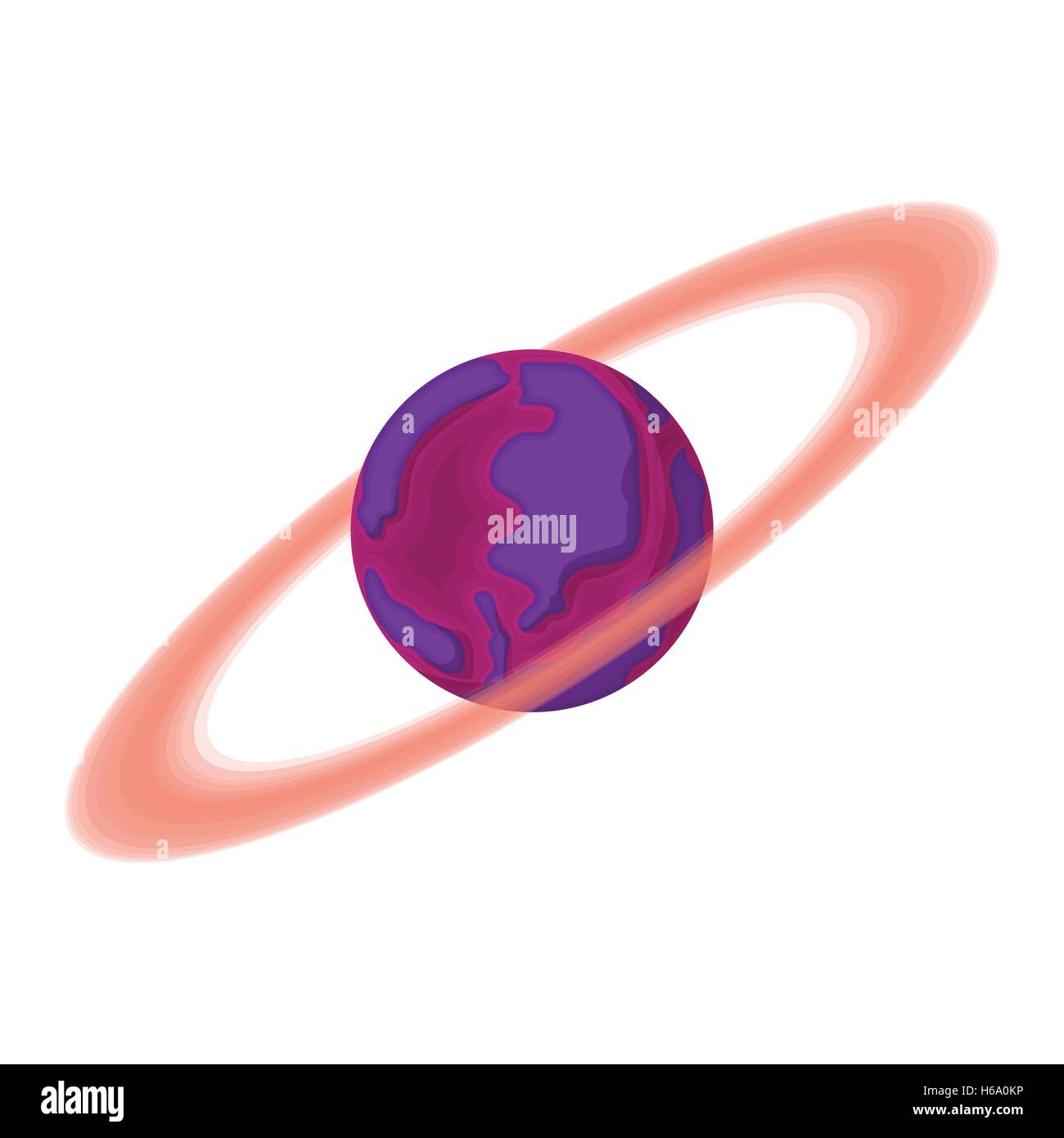 Saturn cartoon icon Stock Vector Image & Art - Alamy