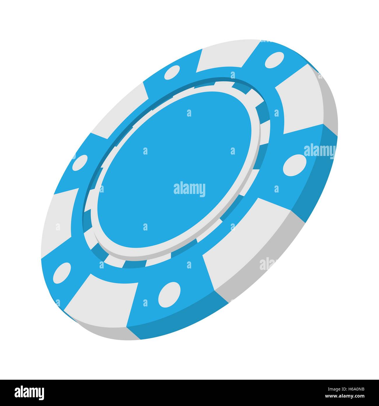 Blue casino token cartoon icon Stock Vector Image & Art - Alamy