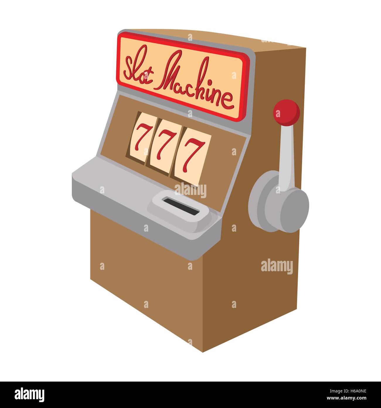 Vintage all win slot machine Stock Vector Images - Alamy