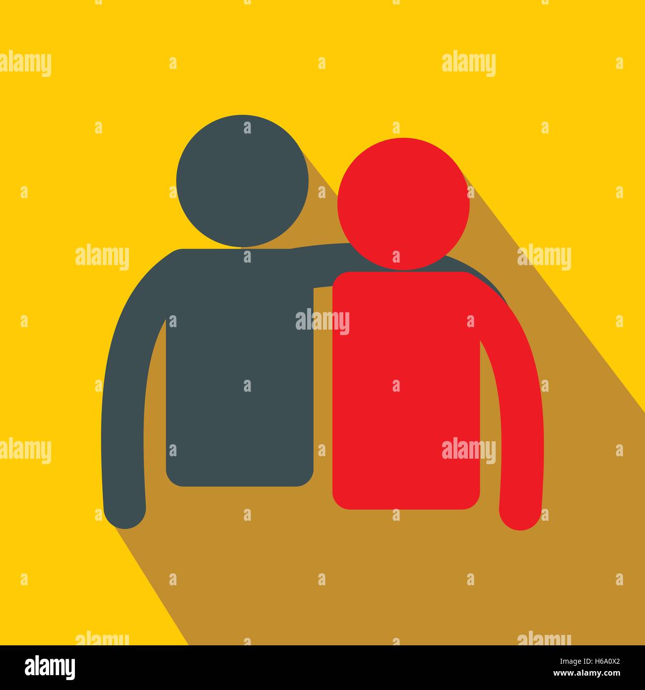 Encouraging friend Stock Vector Images - Alamy