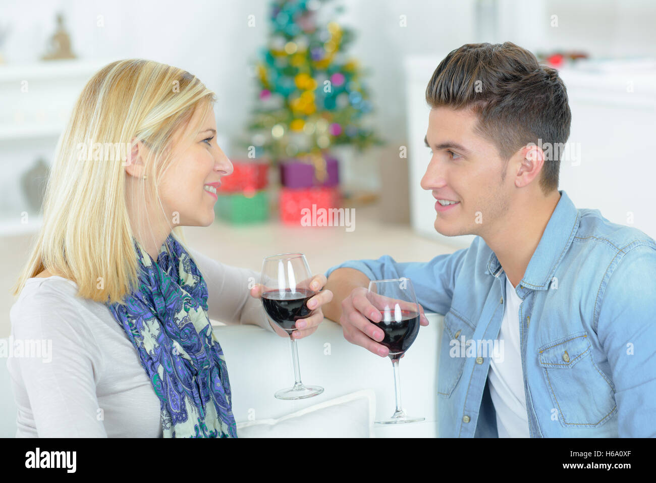 drinking a nice wine Stock Photo - Alamy