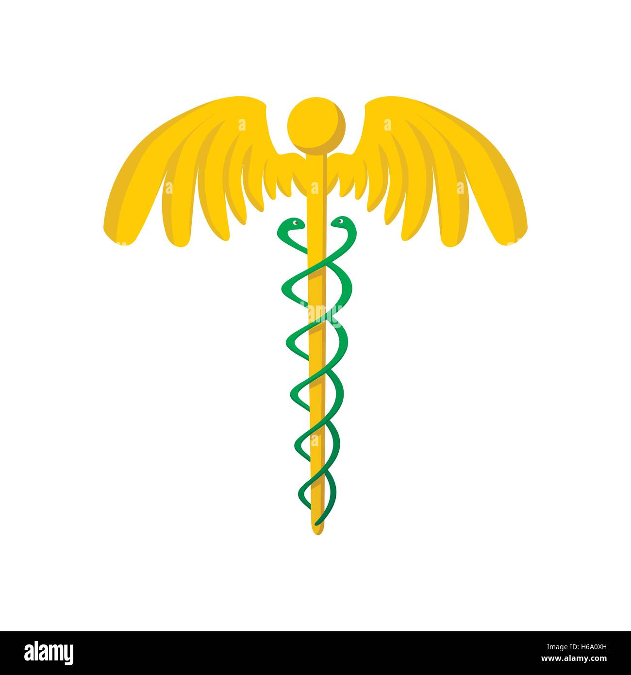 Caduceus medical symbol icon cartoon hi-res stock photography and ...