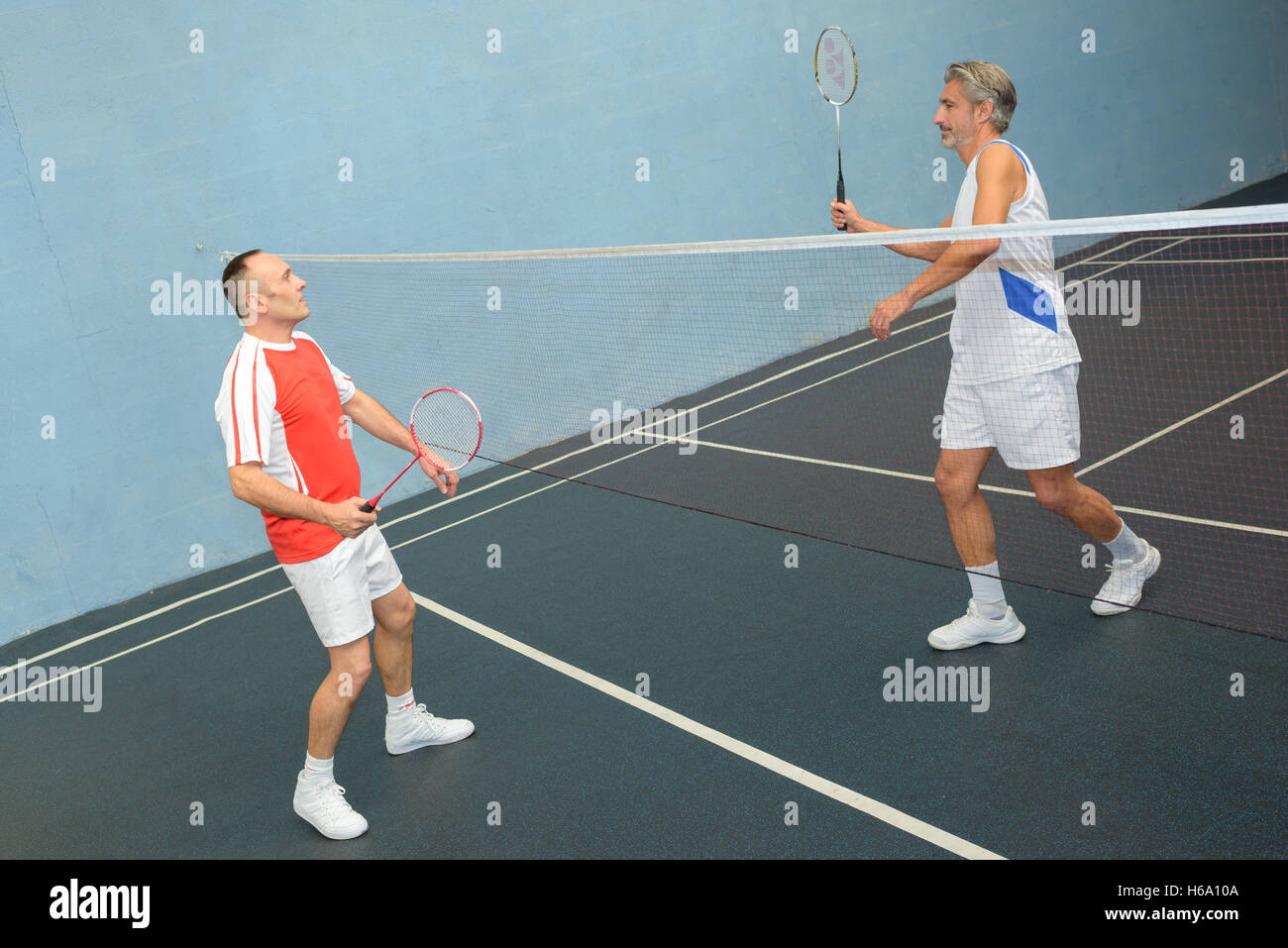 Badminton rally hi-res stock photography and images - Alamy