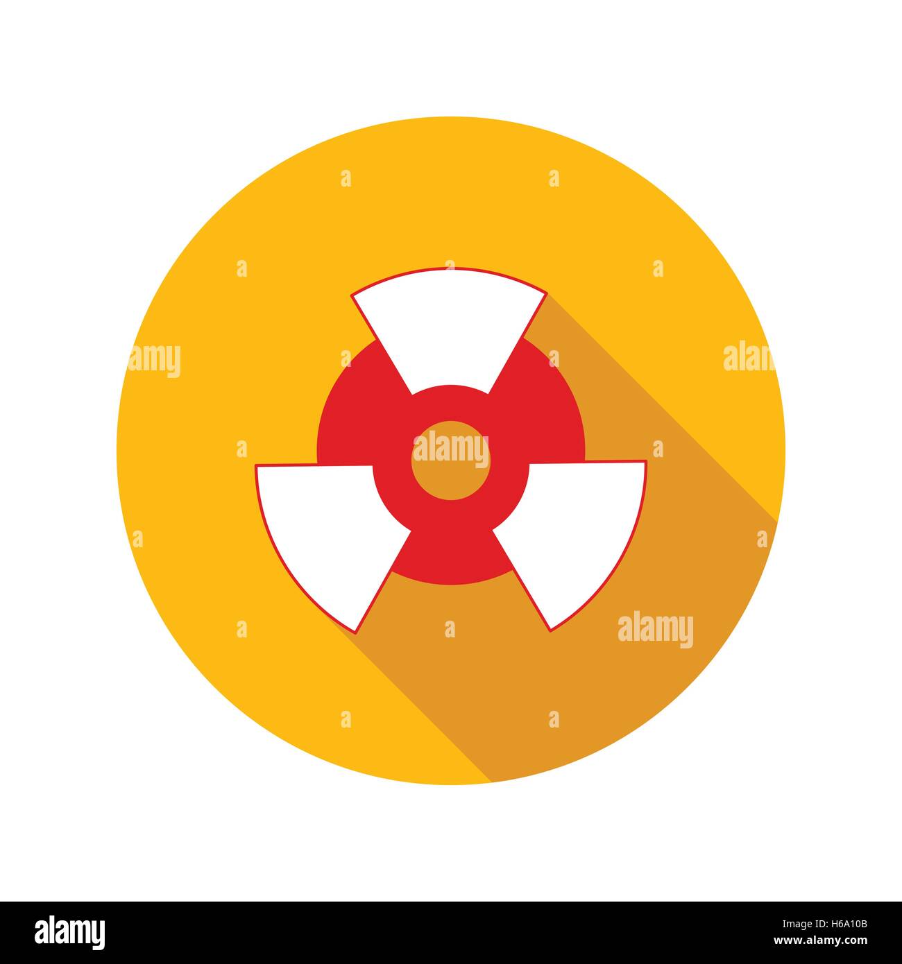 Nuclear power flat icon Stock Vector Image & Art - Alamy