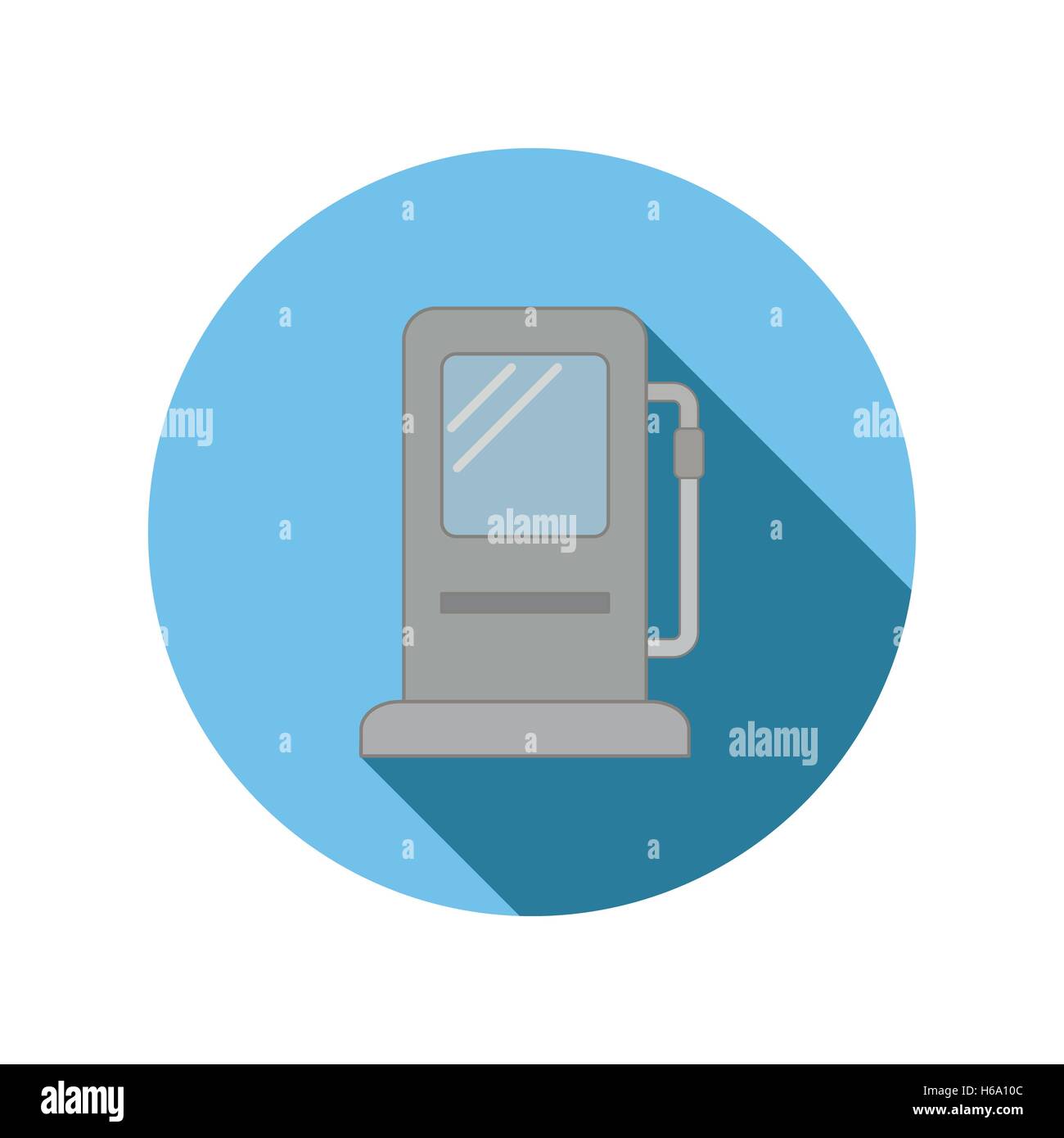 Gas station flat icon Stock Vector Image & Art - Alamy