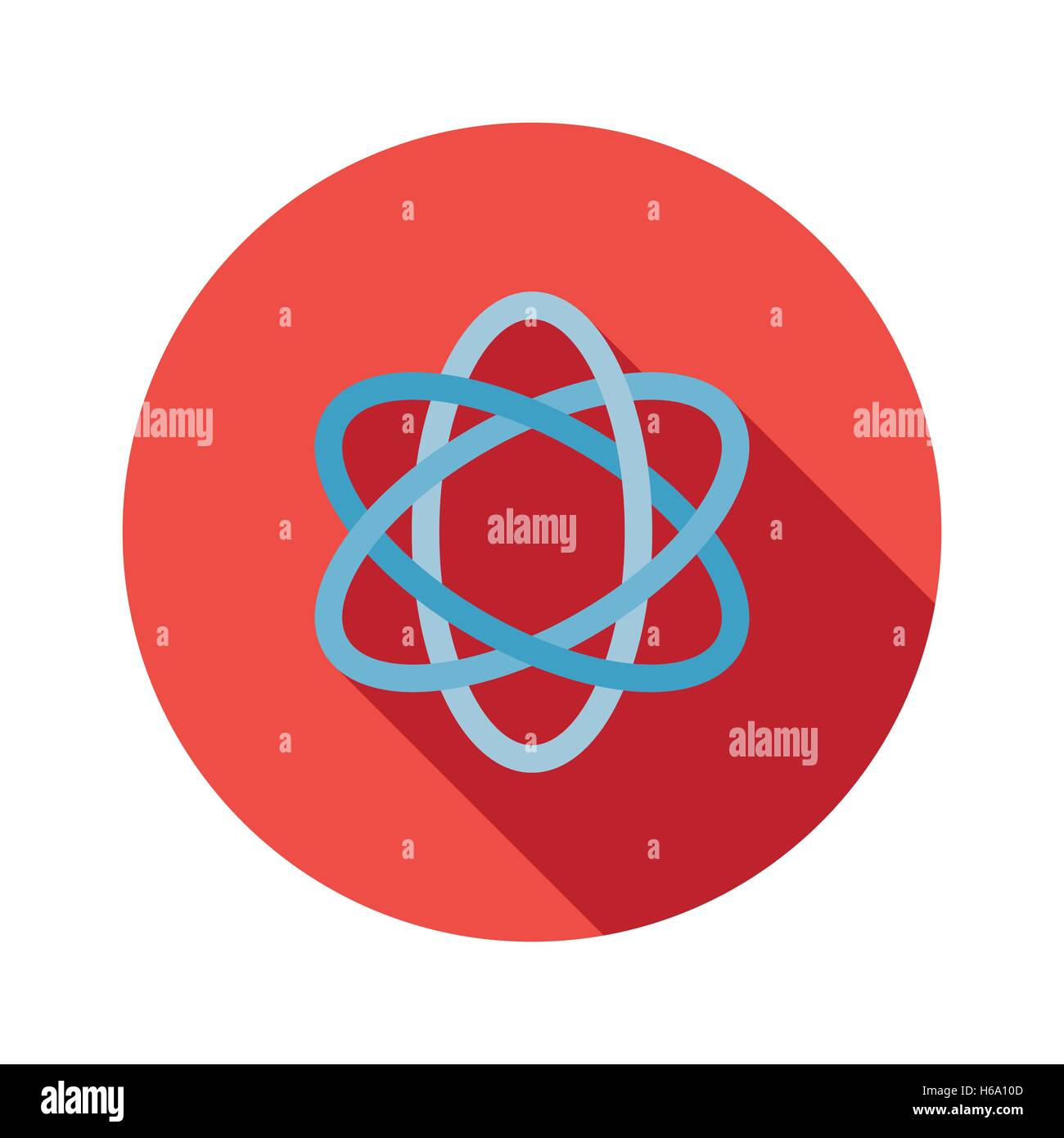 Atom sign flat icon Stock Vector Image & Art - Alamy