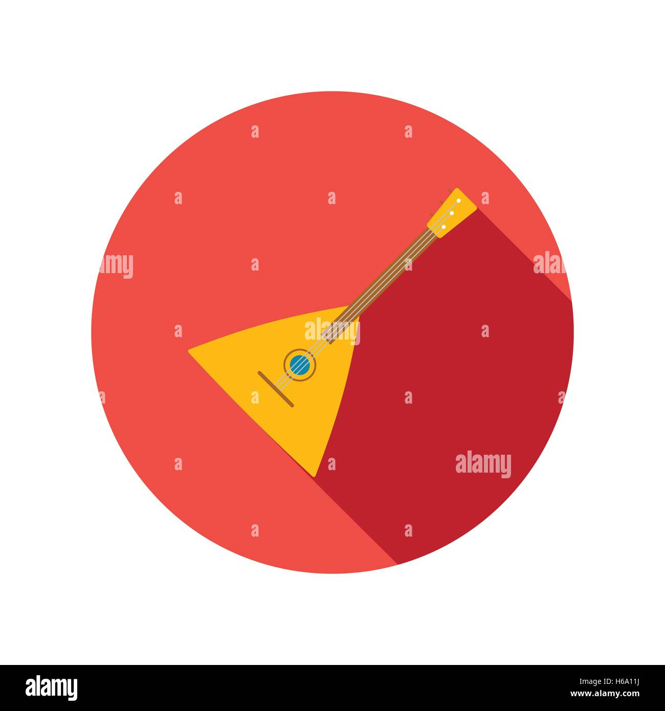 Balalaika flat icon Stock Vector Image & Art - Alamy