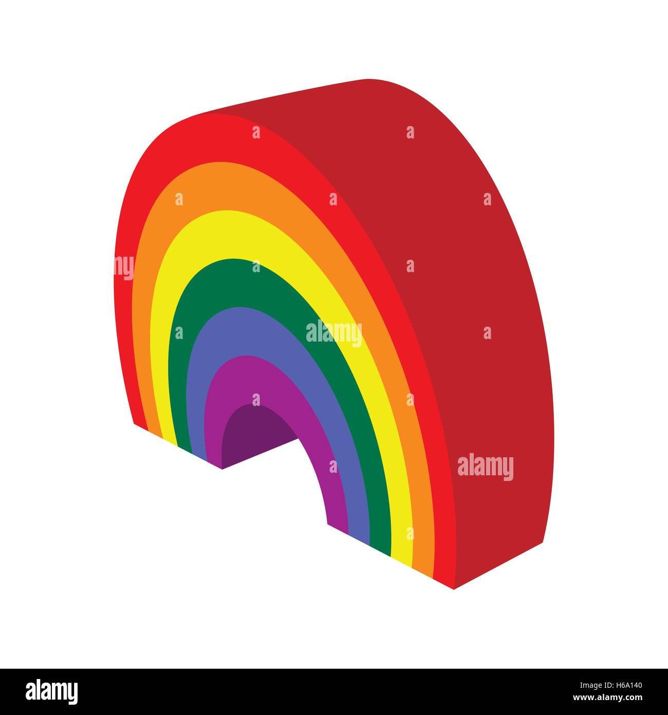 Rainbow cartoon icon Stock Vector Image & Art - Alamy