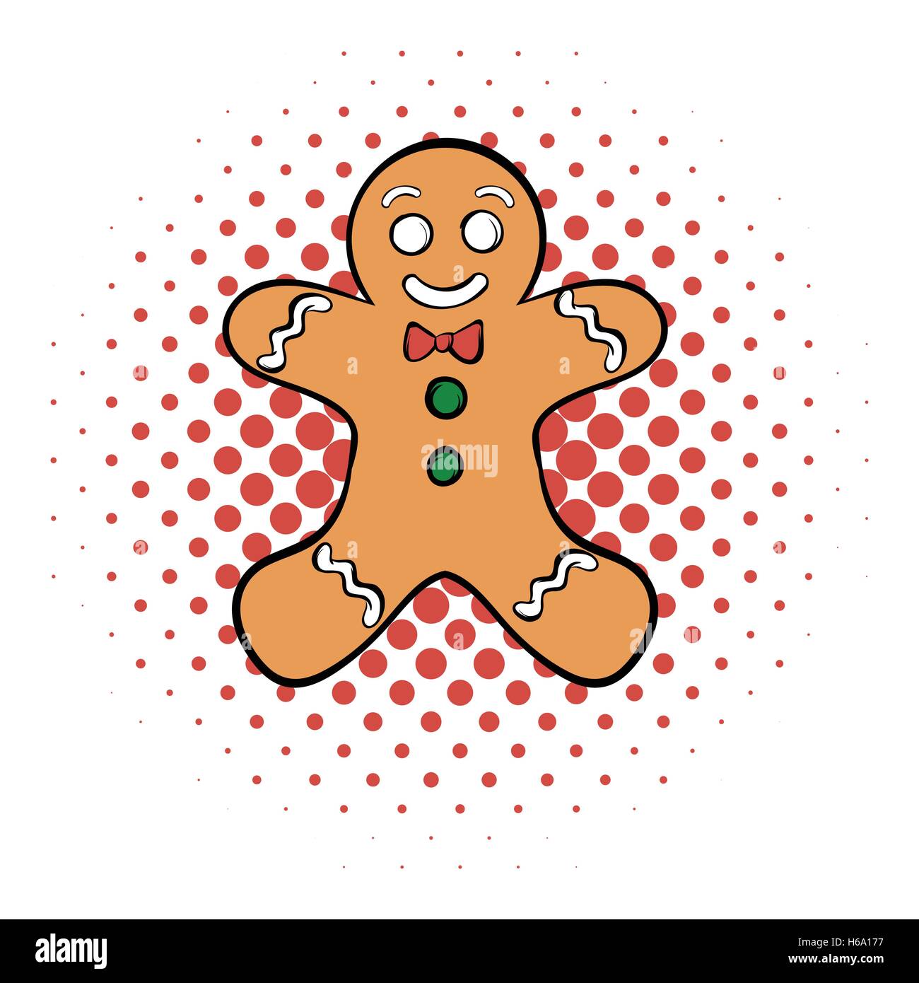 Cookie man comics icon Stock Vector Image & Art - Alamy