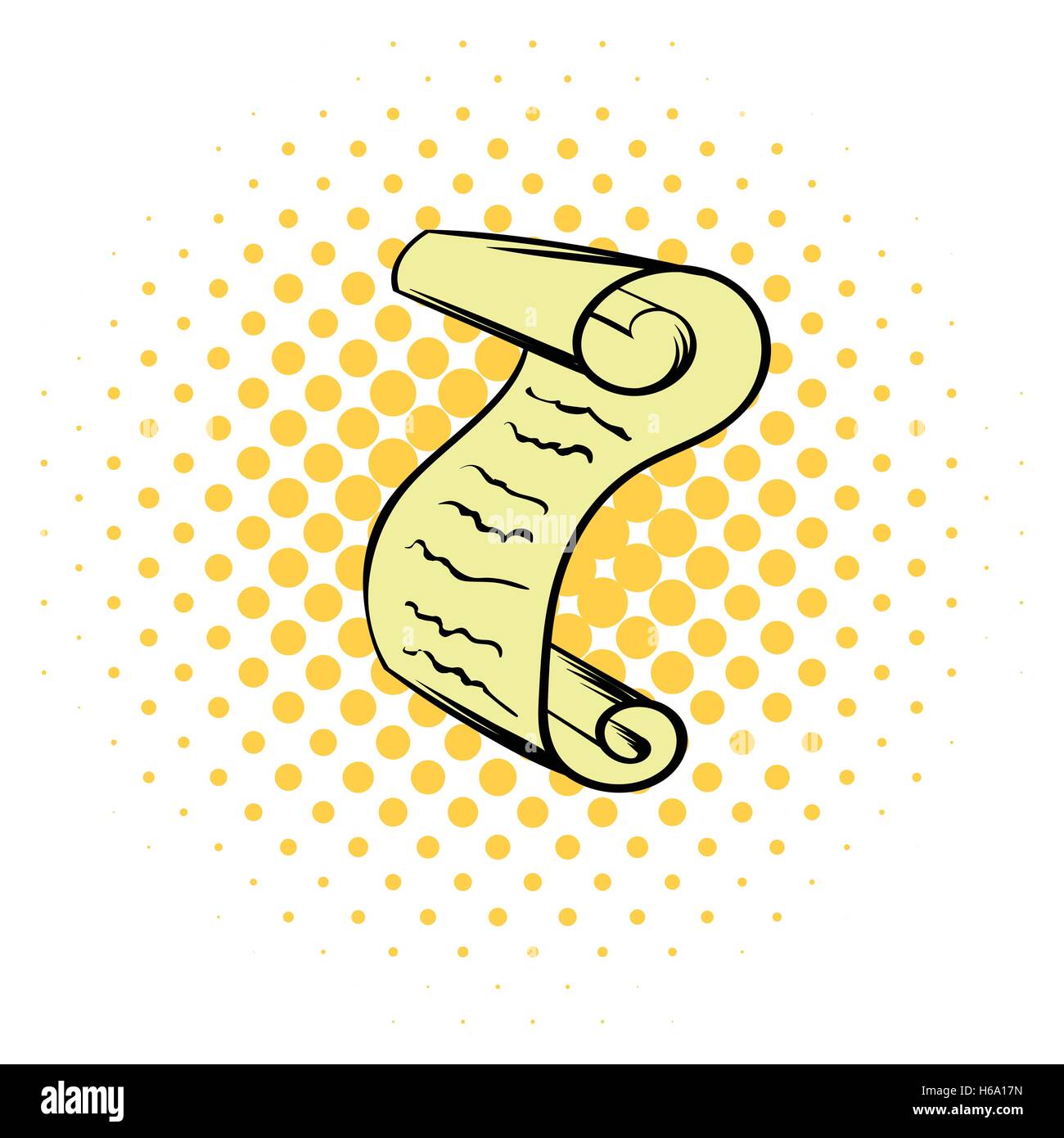 Scroll comics icon Stock Vector Image & Art - Alamy