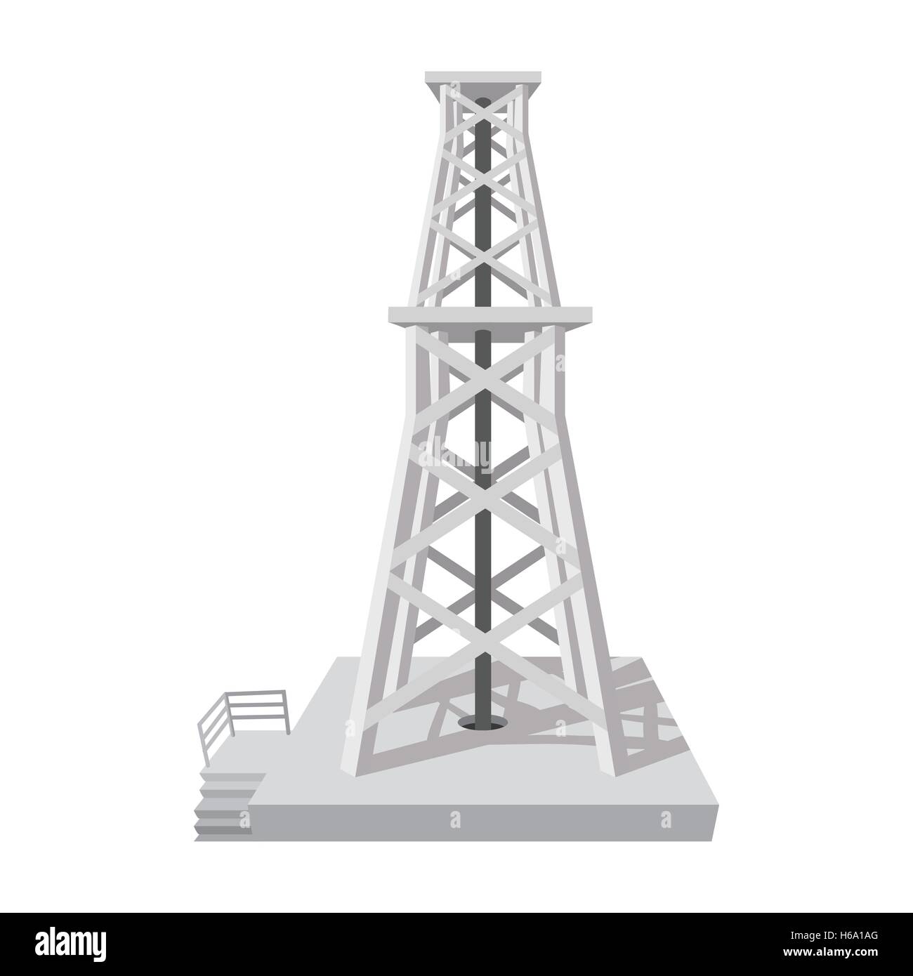 Oil Rig Vector Cartoon High Resolution Stock Photography and Images - Alamy