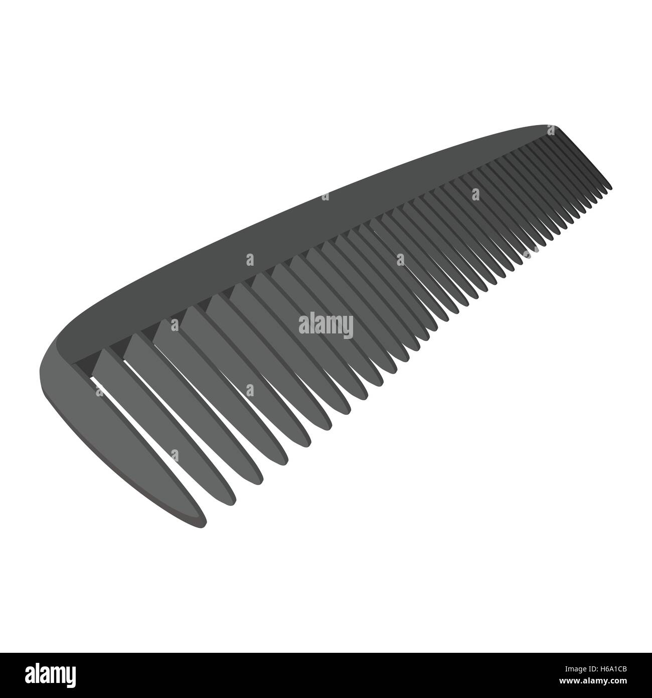 Black plastic comb icon cartoon hi-res stock photography and images - Alamy