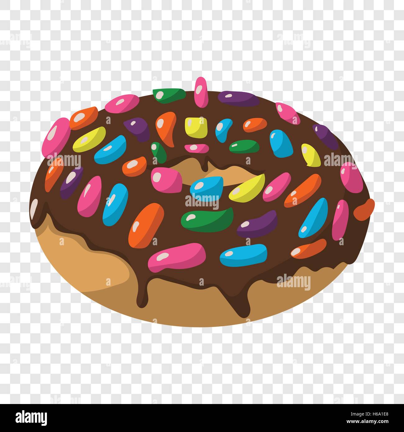 Cartoon doughnut sign Stock Vector Image & Art - Alamy