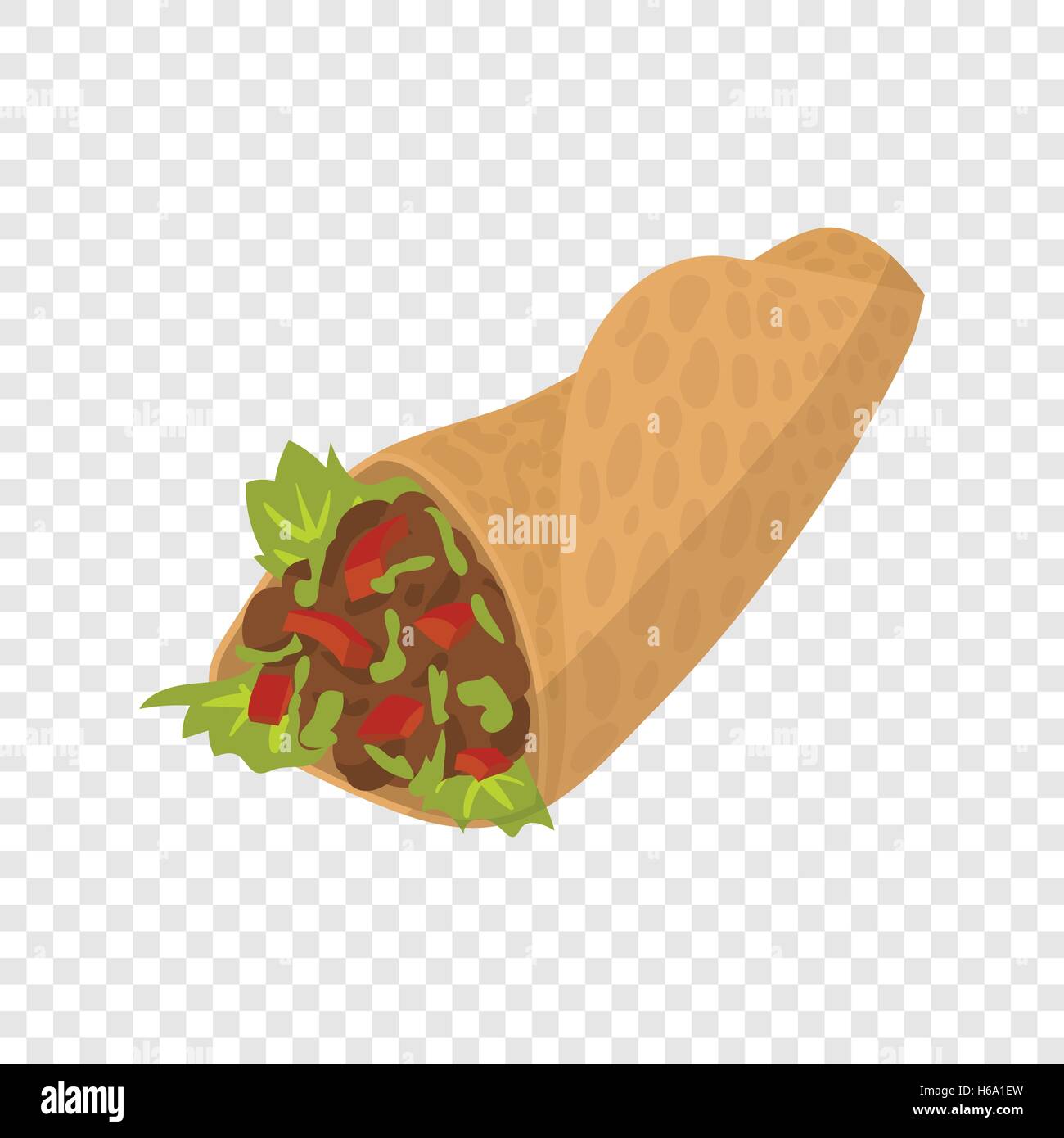 Shawarma cartoon sign Stock Vector Art & Illustration, Vector Image ...