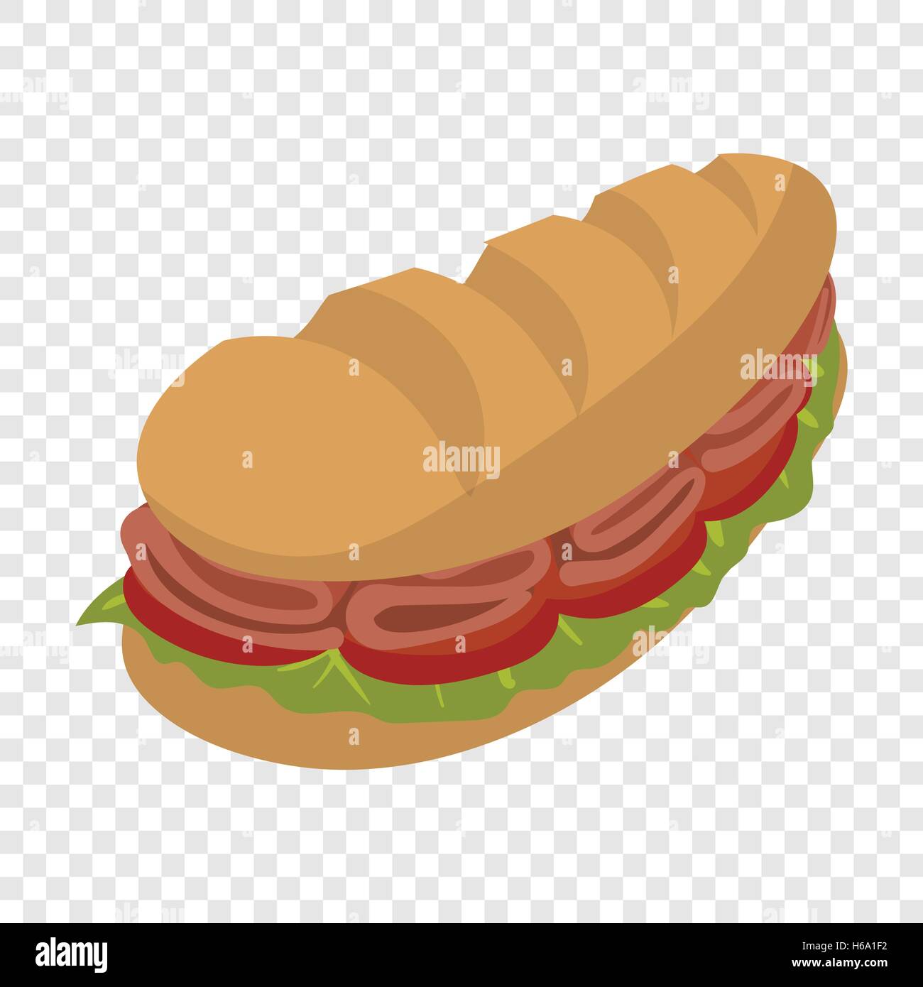 Cartoon submarine sandwich Stock Vector Image & Art - Alamy
