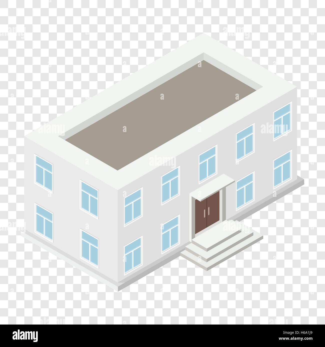 Architecture isometric house Stock Vector Image & Art - Alamy