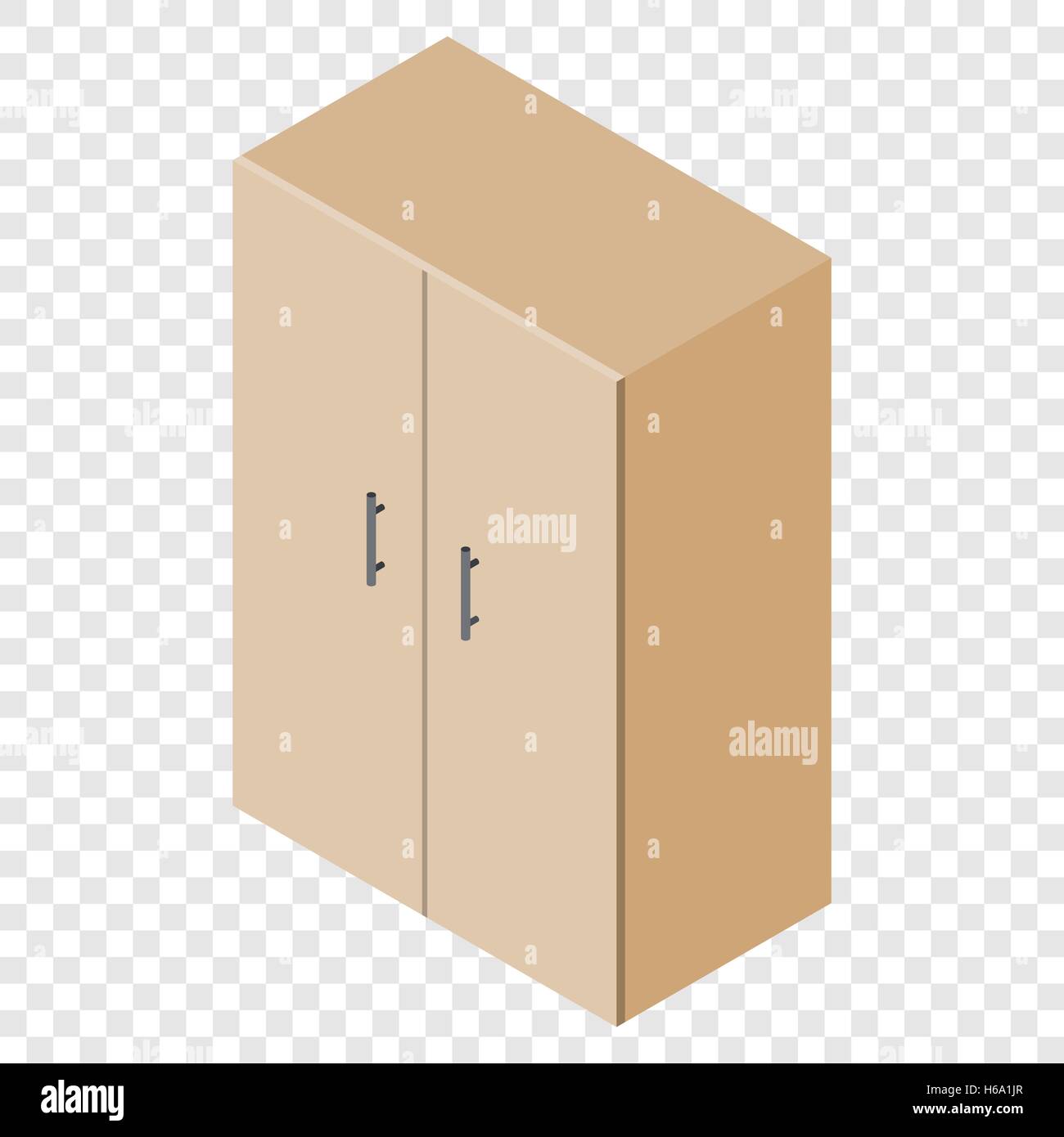 Isometric cupboard wardrobe Stock Vector Image & Art - Alamy