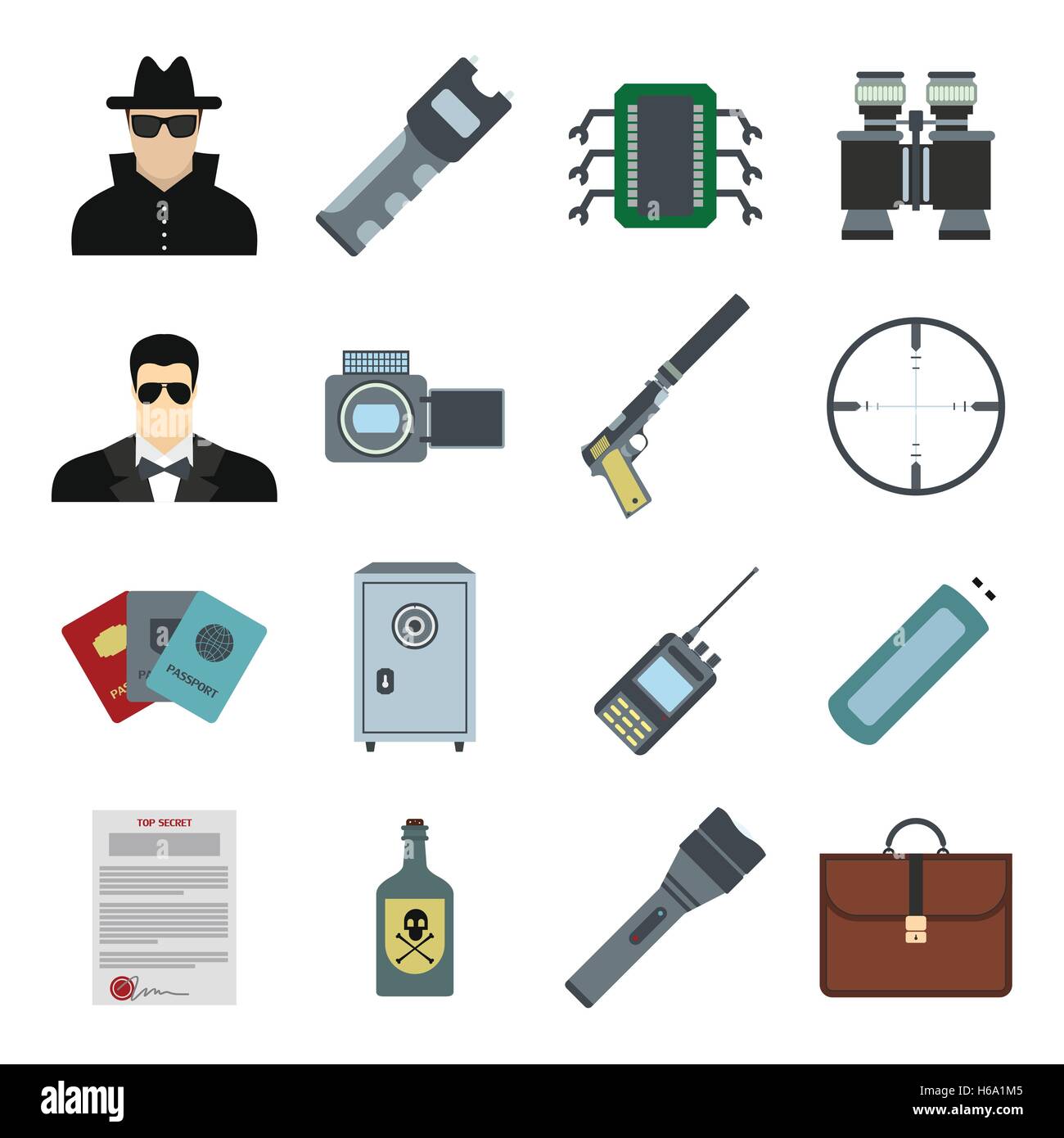 Police pointing silhouette Cut Out Stock Images & Pictures - Alamy
