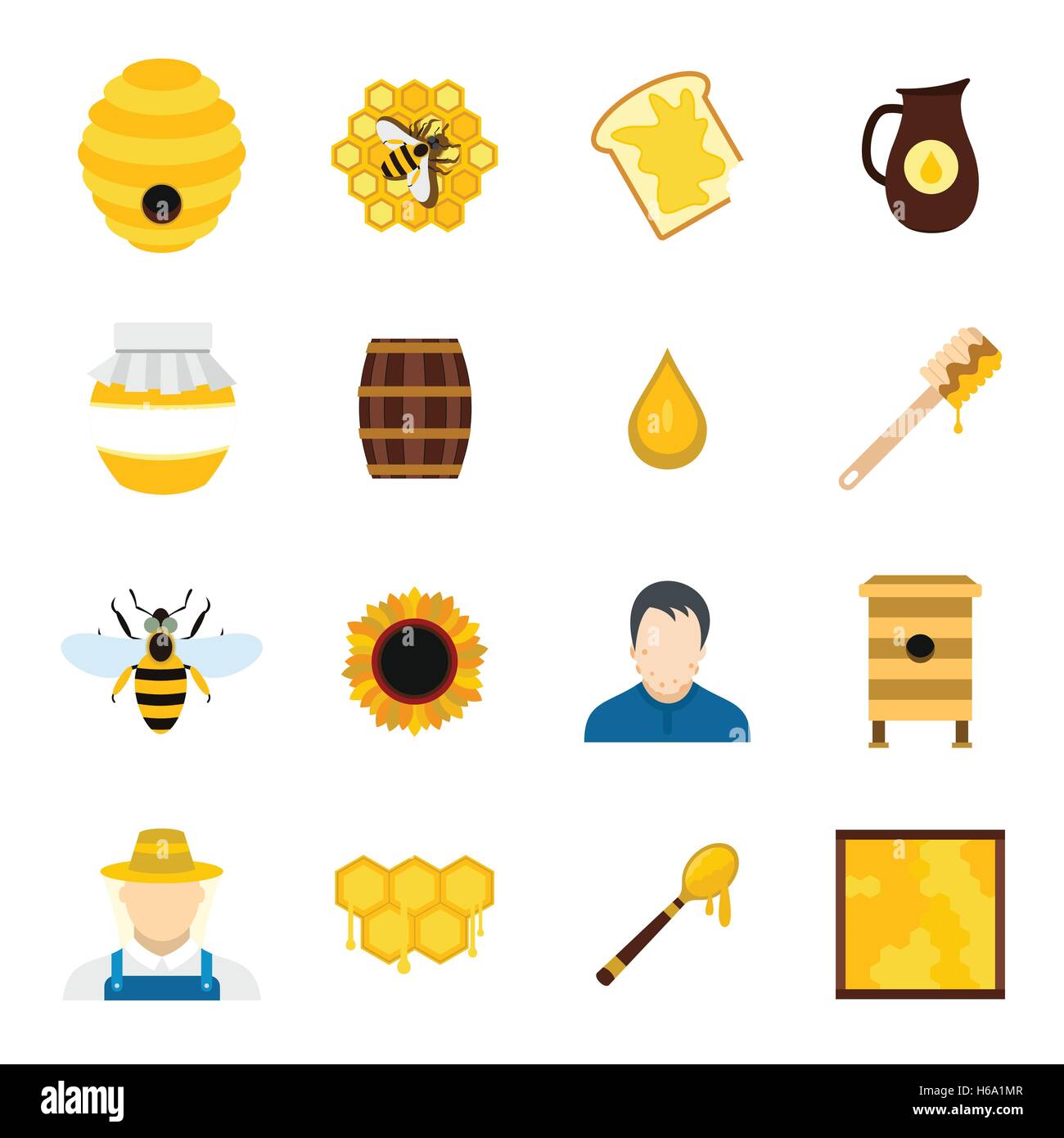 Apiary site Stock Vector Images - Alamy