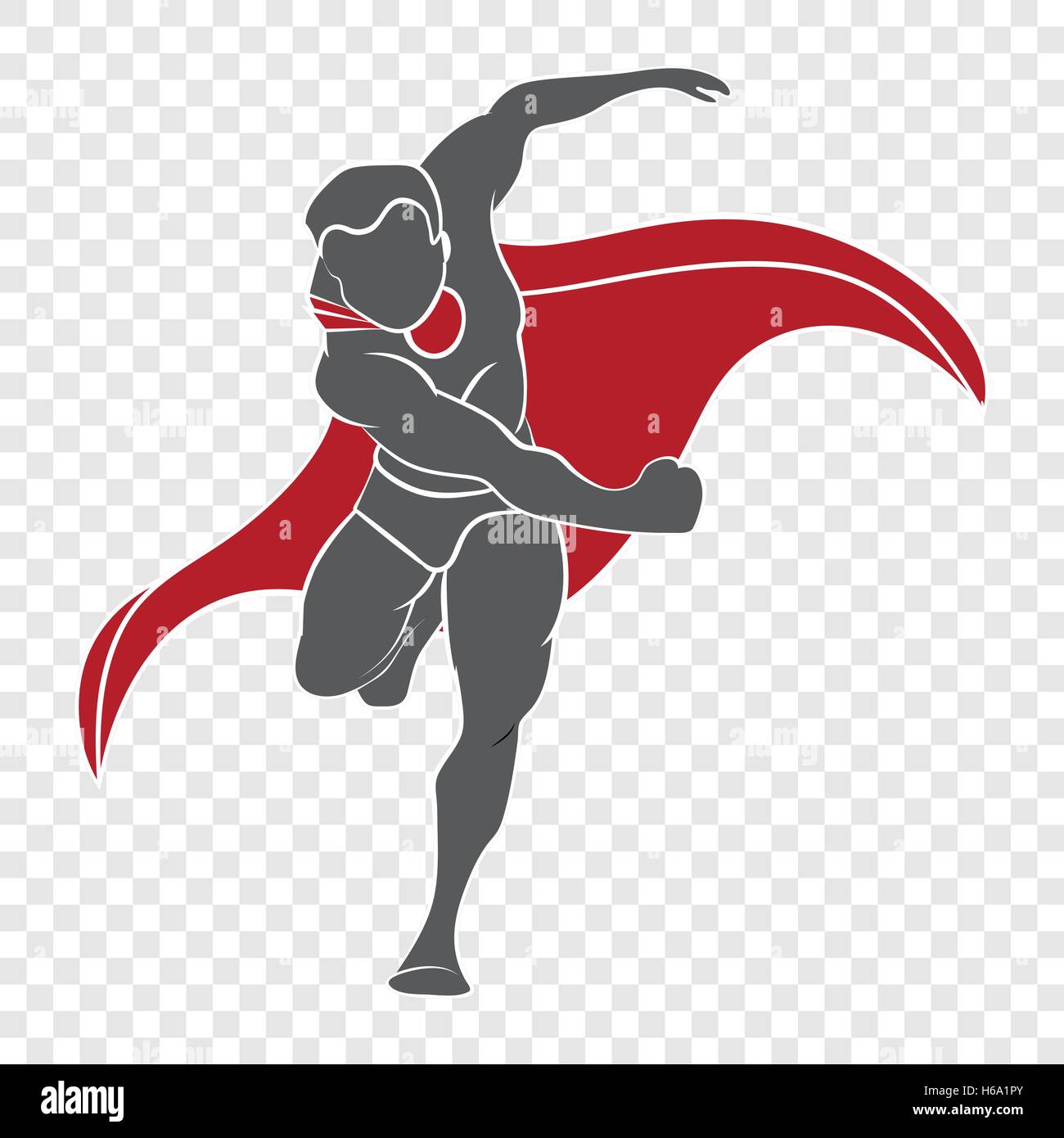 Superhero hit the right hand Stock Vector Image & Art - Alamy