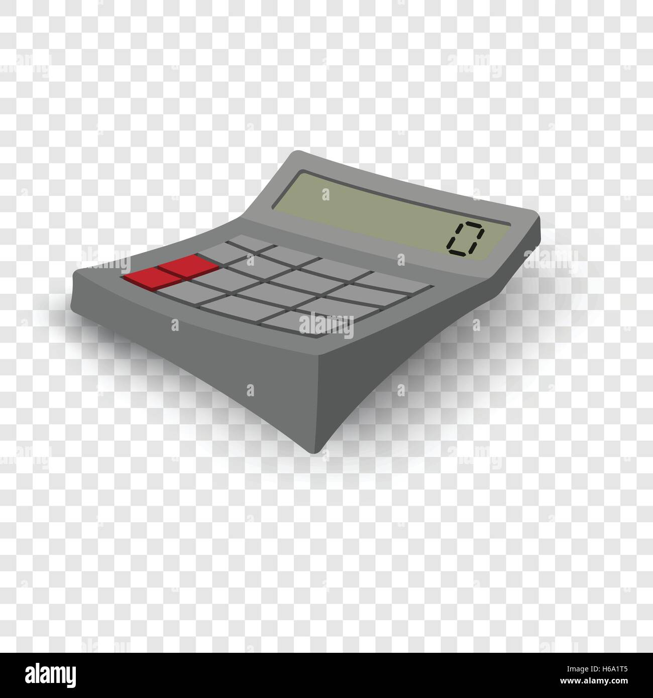 Calculator cartoon grey illustration Stock Vector Image & Art - Alamy