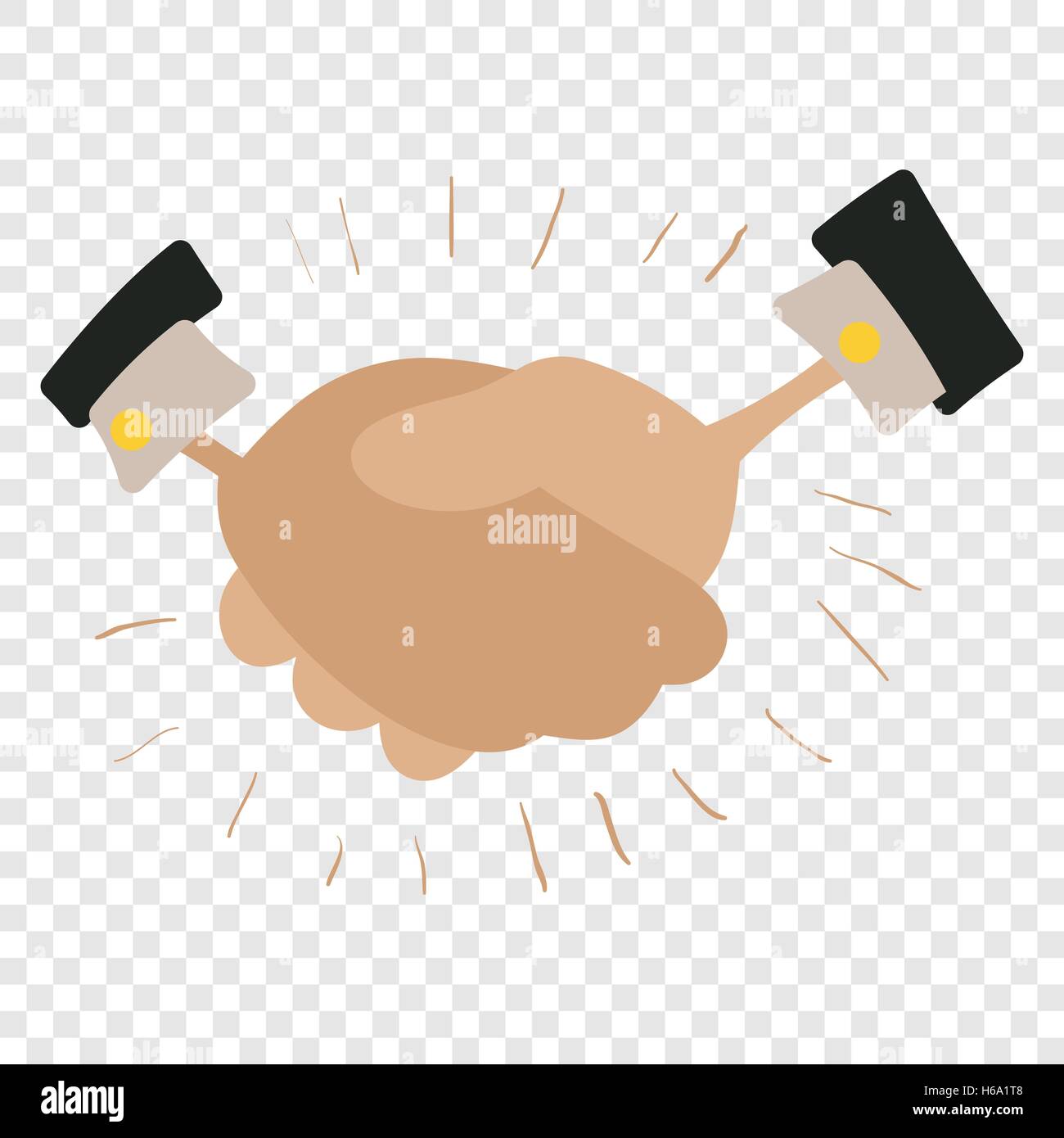 Handshake cartoon illustration Stock Vector Image & Art - Alamy