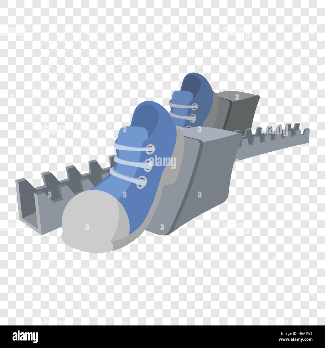 Athletics starting blocks Stock Vector Images - Alamy