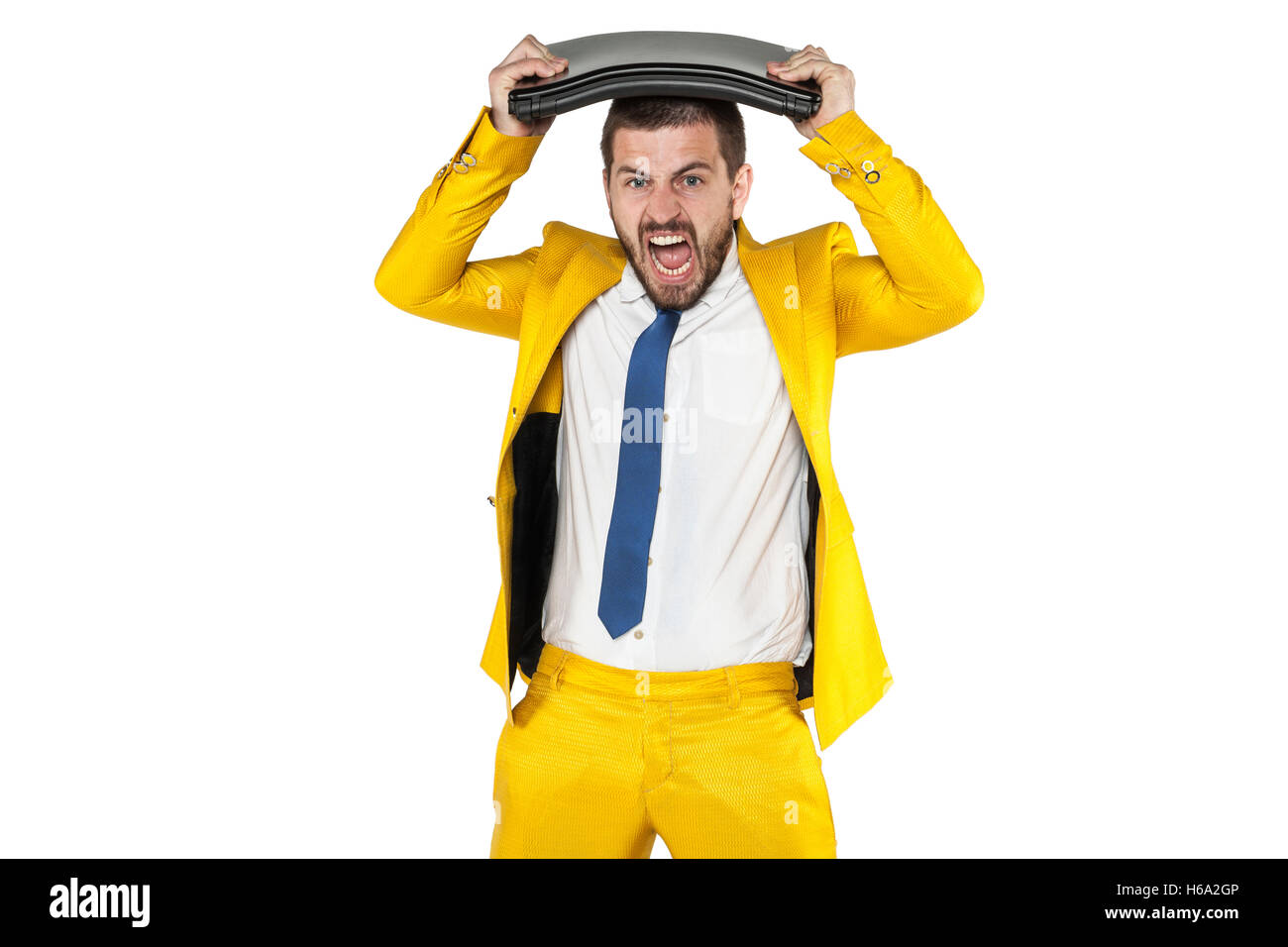 Man Destroying Computer High Resolution Stock Photography and Images ...
