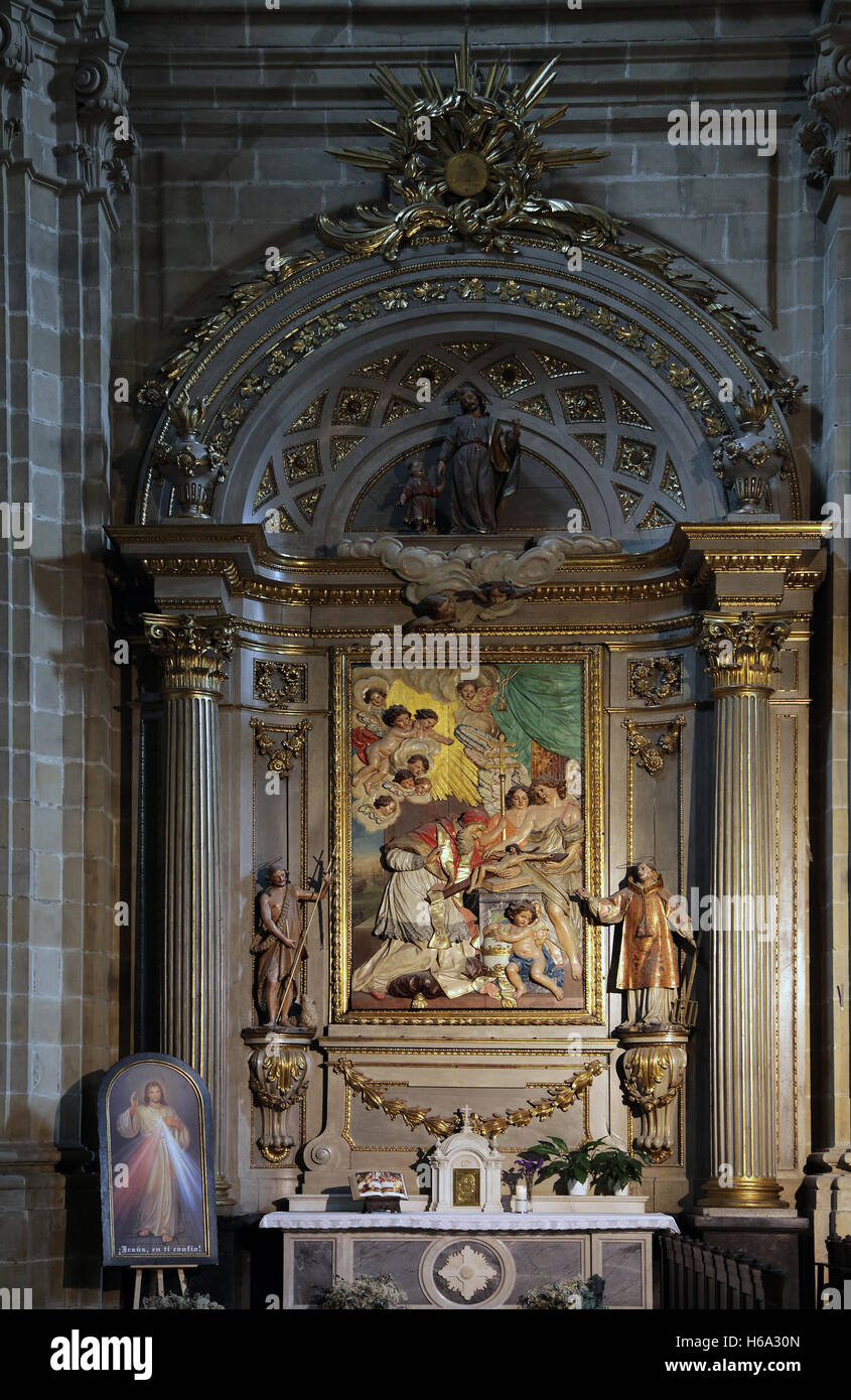 Basilica of Santa Maria del Coro San Sebastian Donostia Basque Country ...