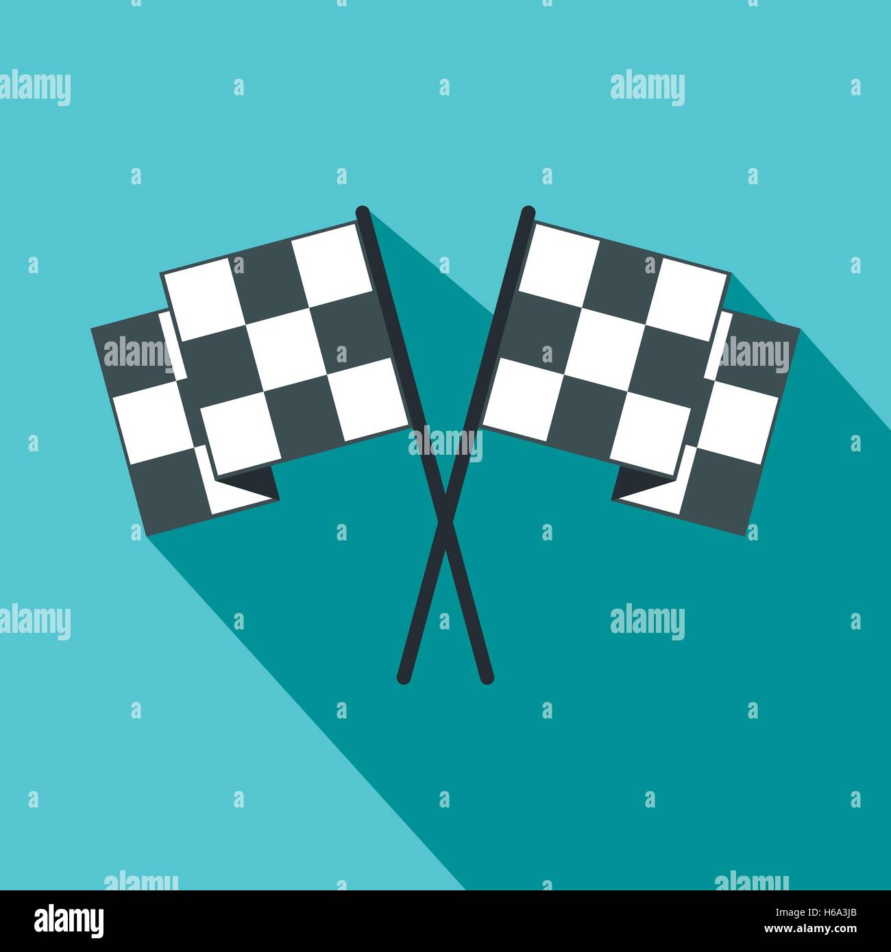 Rally flags icon simple hi-res stock photography and images - Alamy
