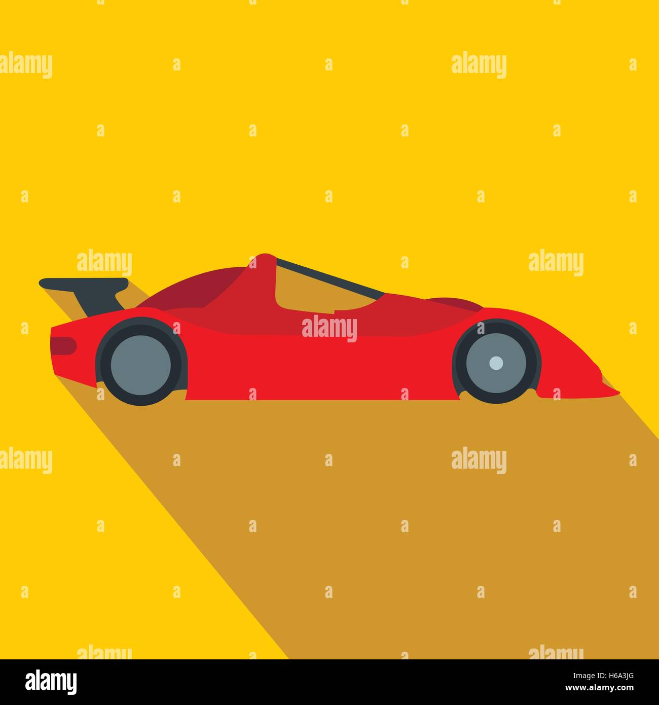 Speeding race car flat icon Stock Vector Image & Art - Alamy