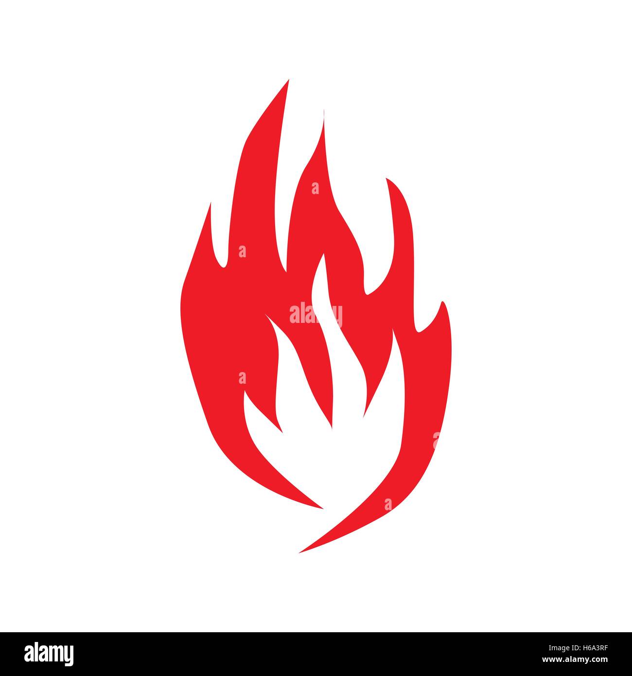 Fire flames silhouette Stock Vector Image & Art - Alamy