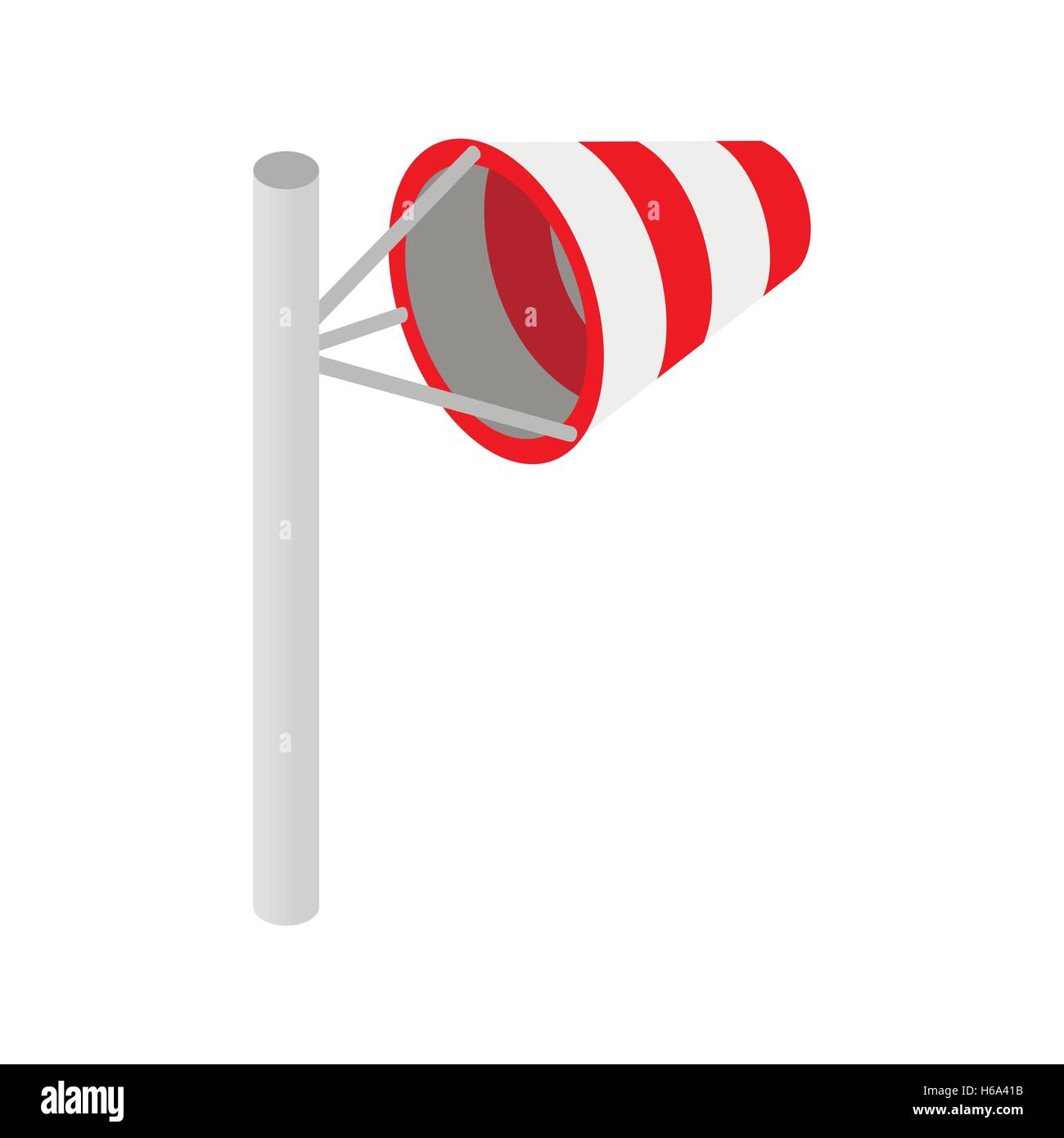 Windsock flag pole Cut Out Stock Images & Pictures - Alamy