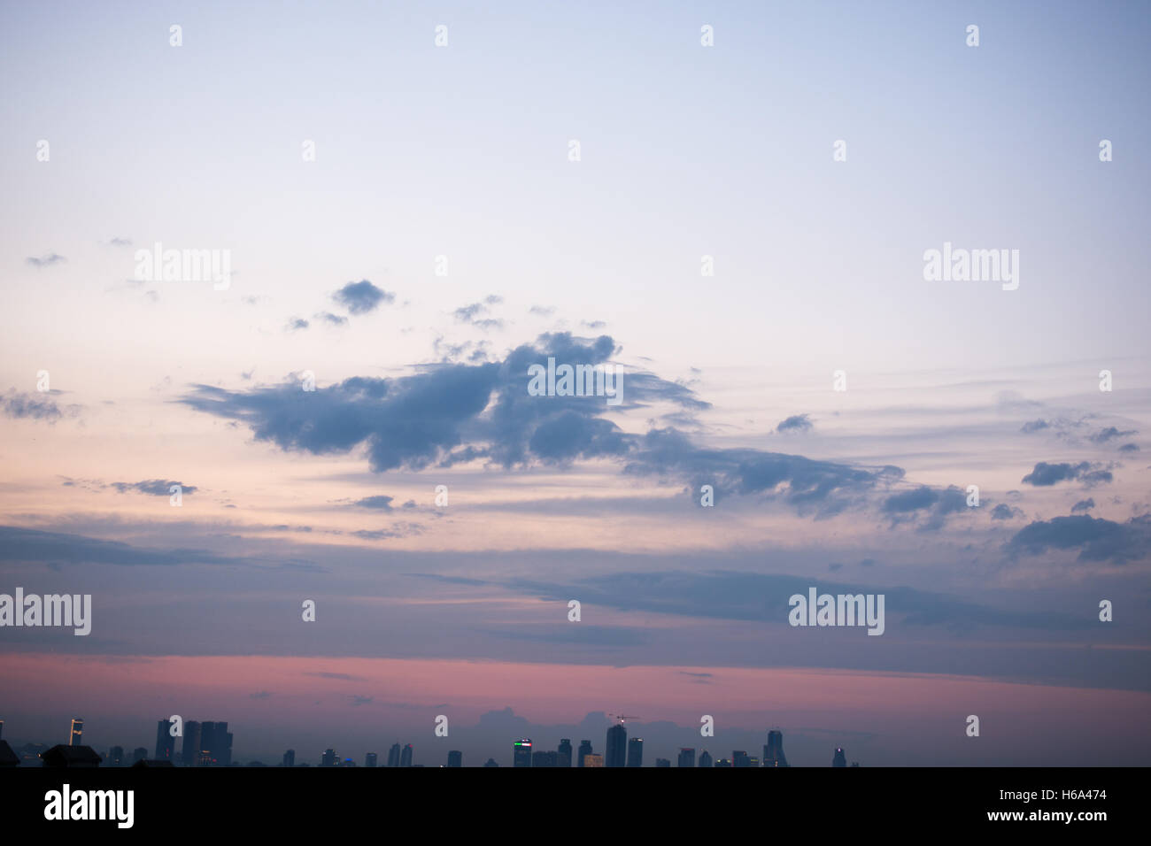 Beautiful colorful sky with clouds in day time Stock Photo - Alamy