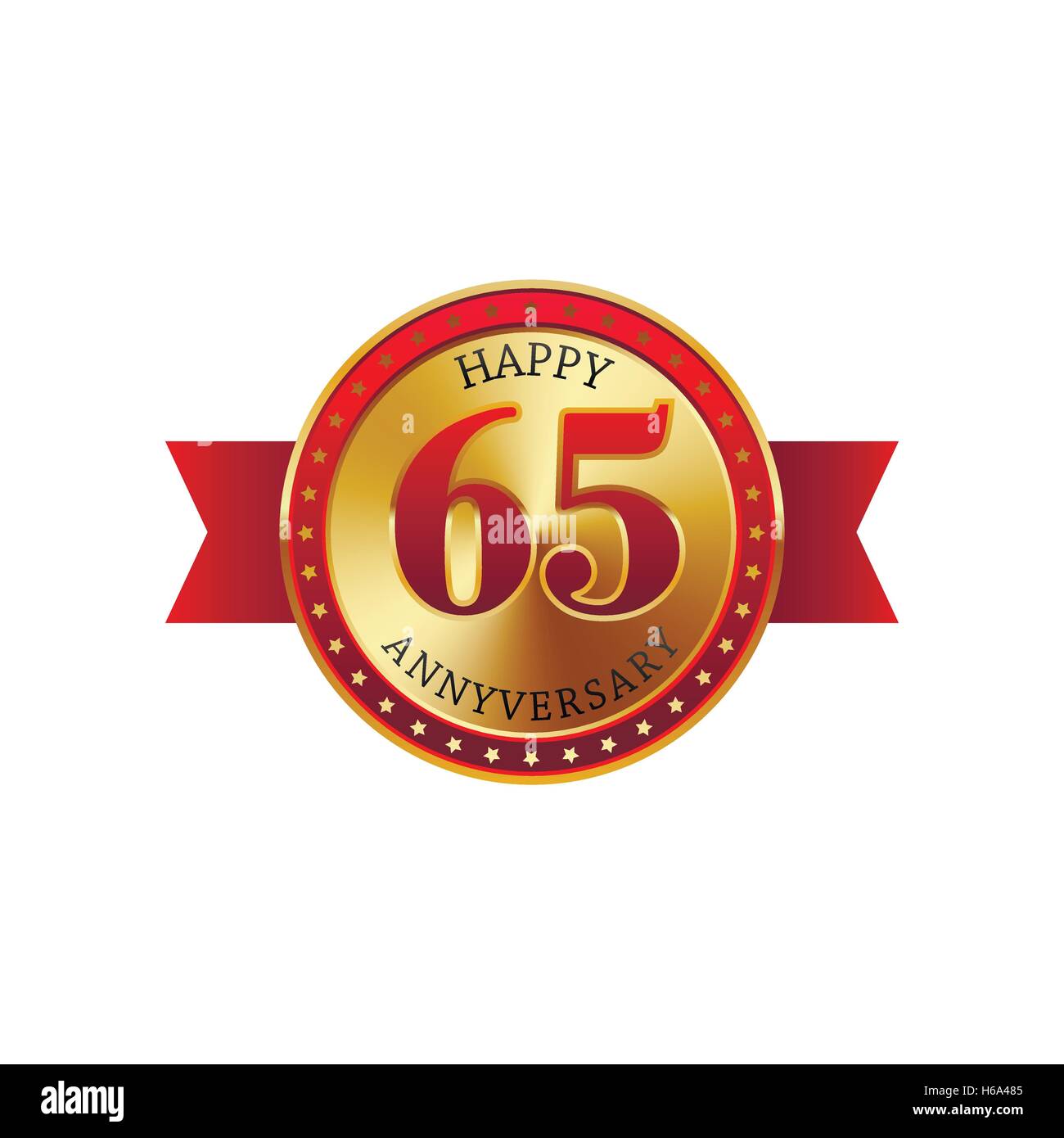 Happy birthday 65th birthday Stock Vector Images - Alamy