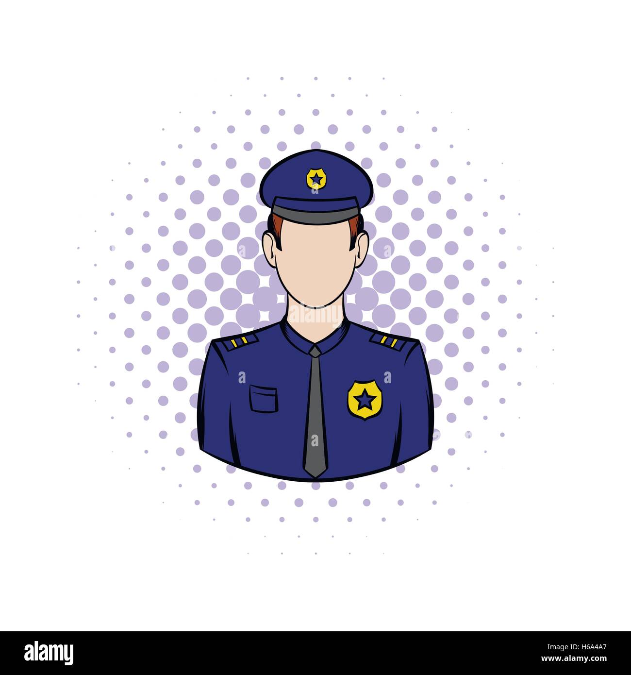 Policeman policemen uniform Stock Vector Images - Alamy