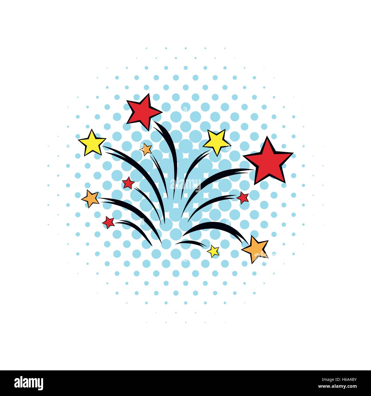 Firework comics icon Stock Vector Image & Art - Alamy